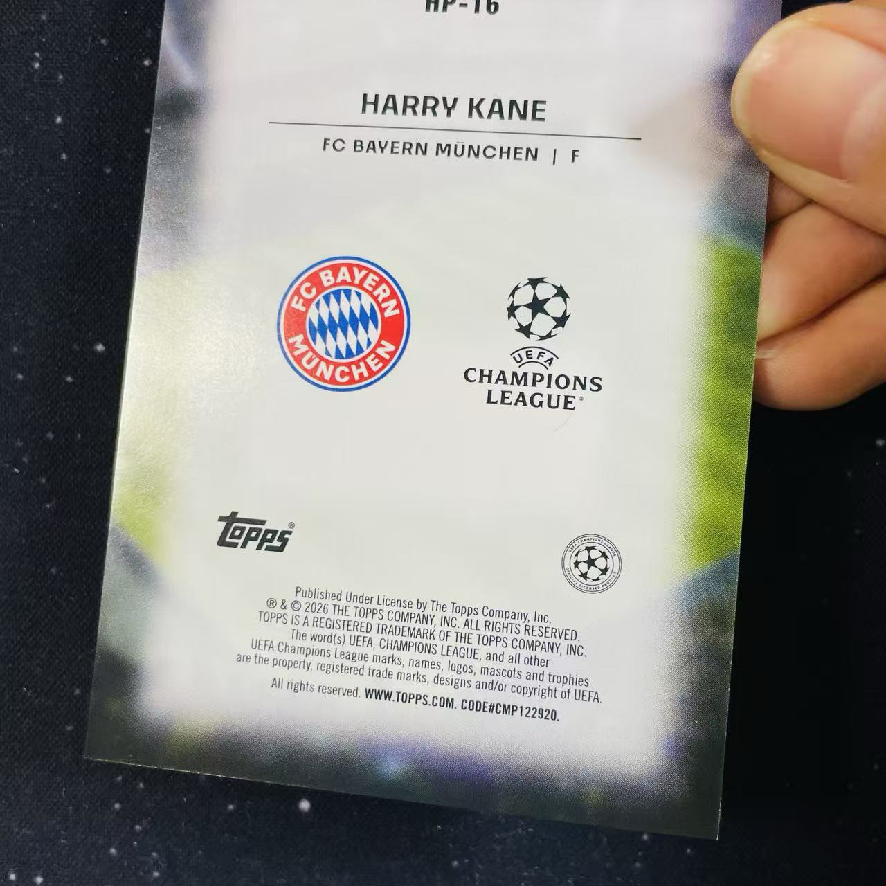 2025-26 Topps UCC 欧冠 HARRY KANE 拜仁 哈里 凯恩 主场优势特卡 大比例SP 微痕边角微白 洛北拍卖 HY善 ...