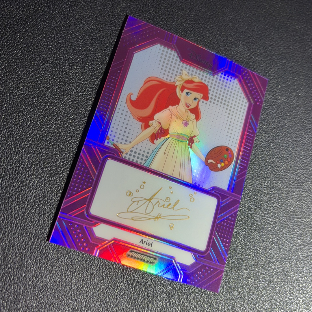 2025 Kakawow Disney Ariel Disney 卡卡沃 KAKAWOW PHANTOM 迪士尼系列收藏卡 紫折 爱丽儿 ...