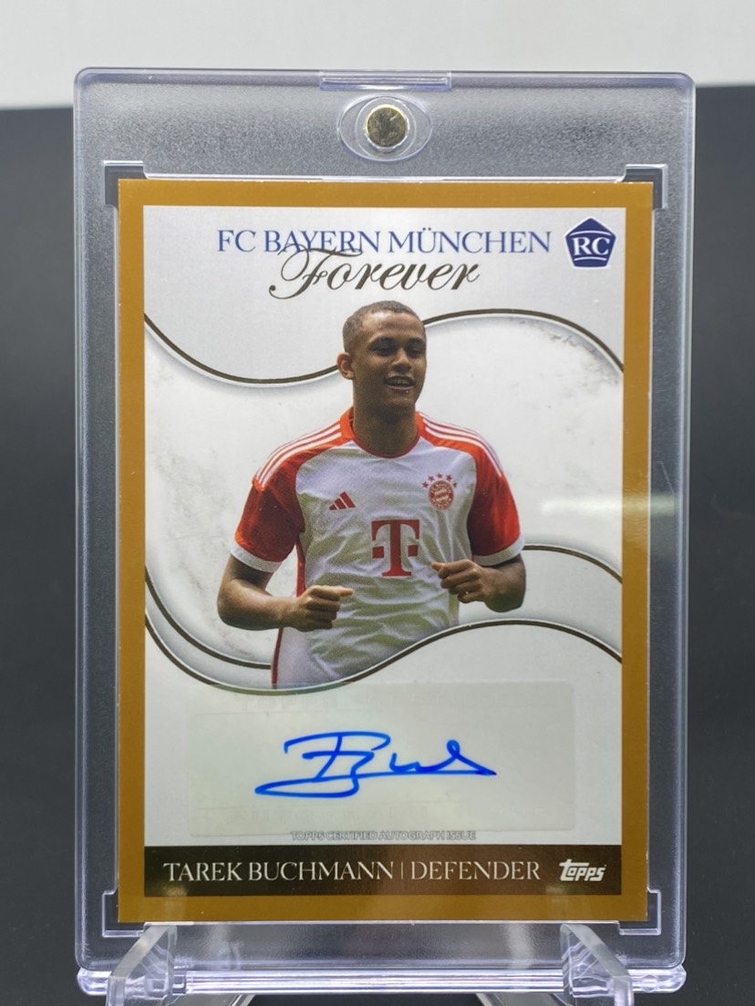 2024 Topps Bayern Forever Tarek Buchmann RC 【AG拍卖】塔雷克 布赫曼 拜仁慕尼黑 拜仁永恒队盒 ...