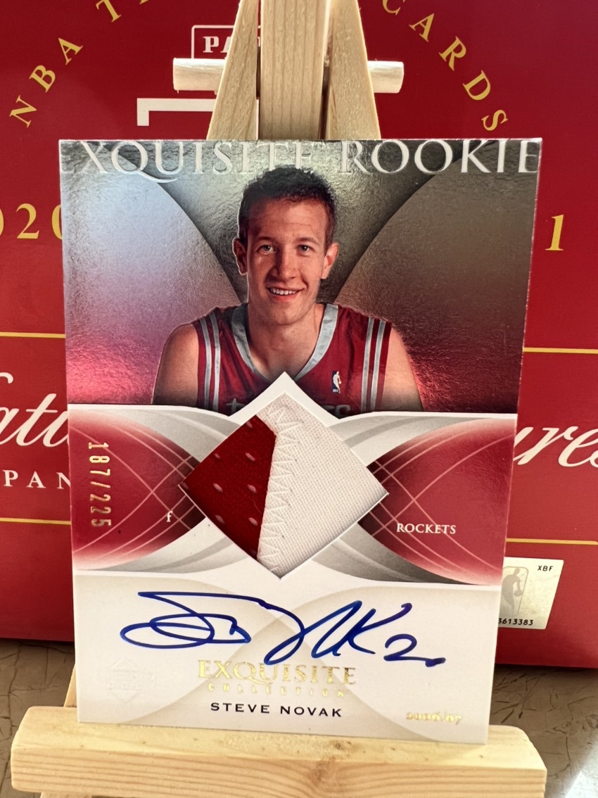 2006-07 Upper Deck Exquisite Collection Steve Novak （火箭专题）火箭队姚明时期神射手高端木 ...