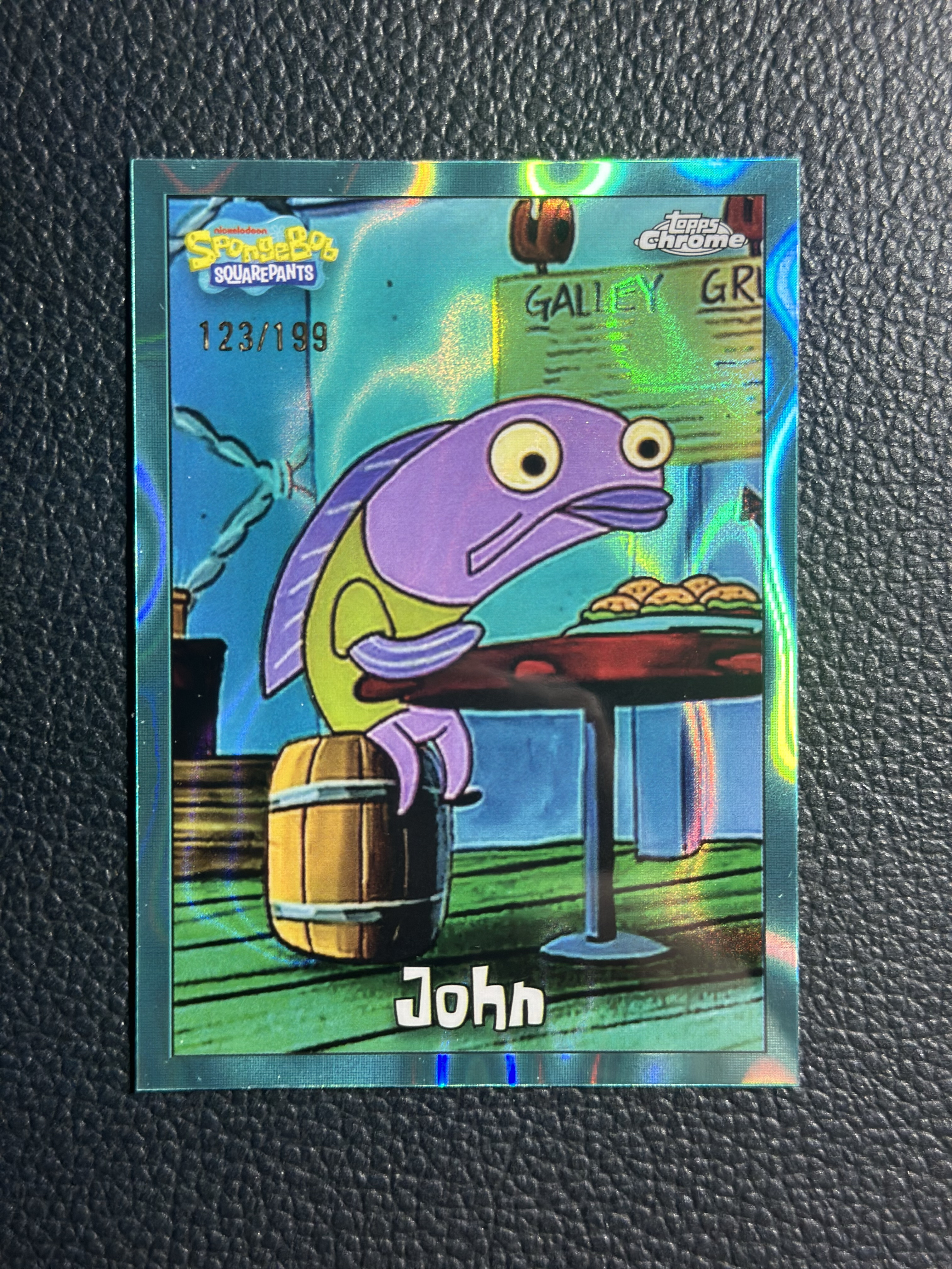 2025 Topps Chrome Spongebob 海绵宝宝元年tc Kacey拍卖 海绵宝宝 John 约翰咸鱼 199编青熔岩折 收藏 ...