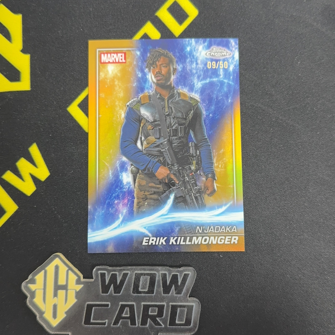 2025-26 Topps Marvel Erik Killmonger [WowCard]艾瑞克·克尔芒戈 《黑豹》 tc漫威系列 Base ...