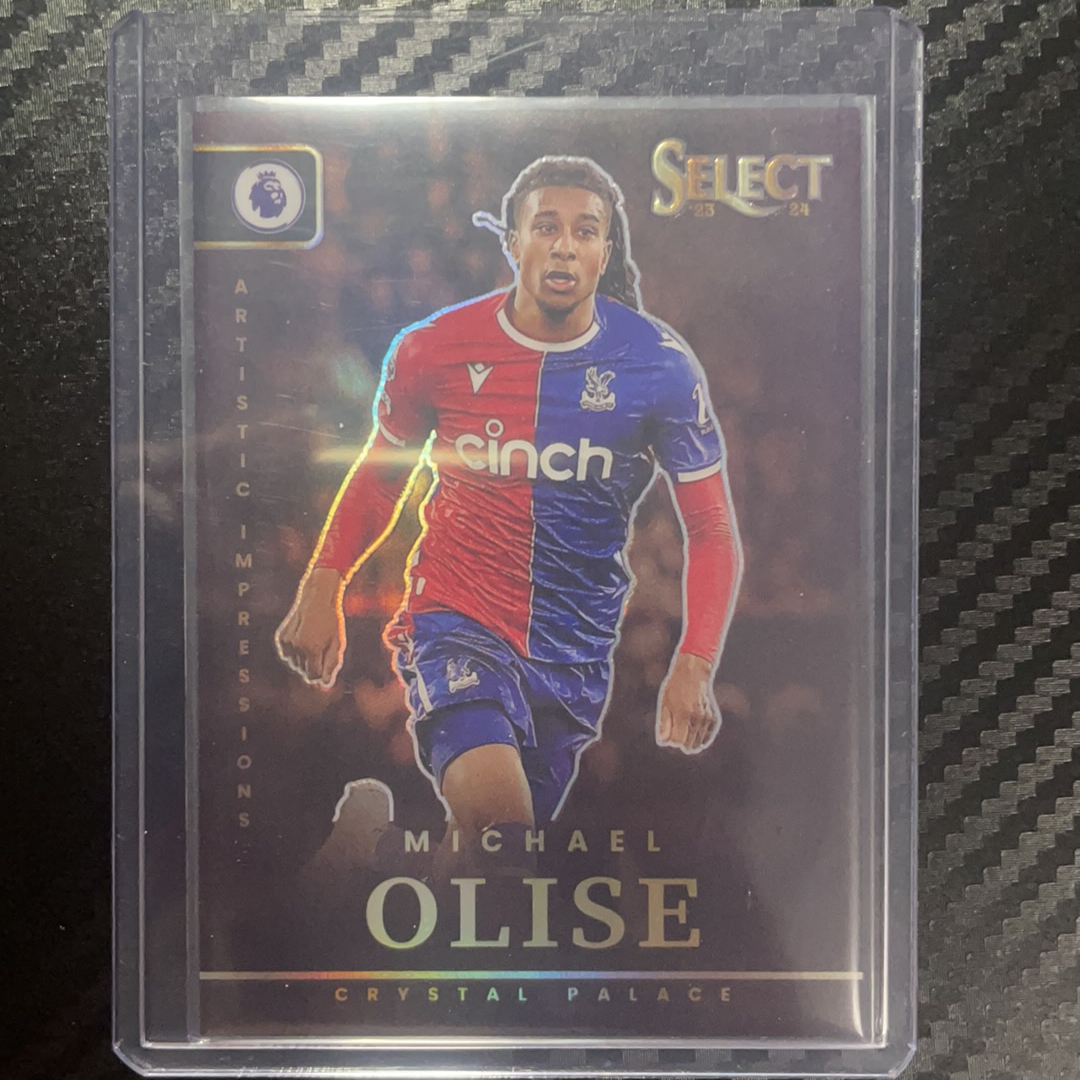2023-24 Panini Select Michael Olise 英超 水晶宫 奥丽斯 艺术印象特卡 大比例 箱货【道哥】 卡淘