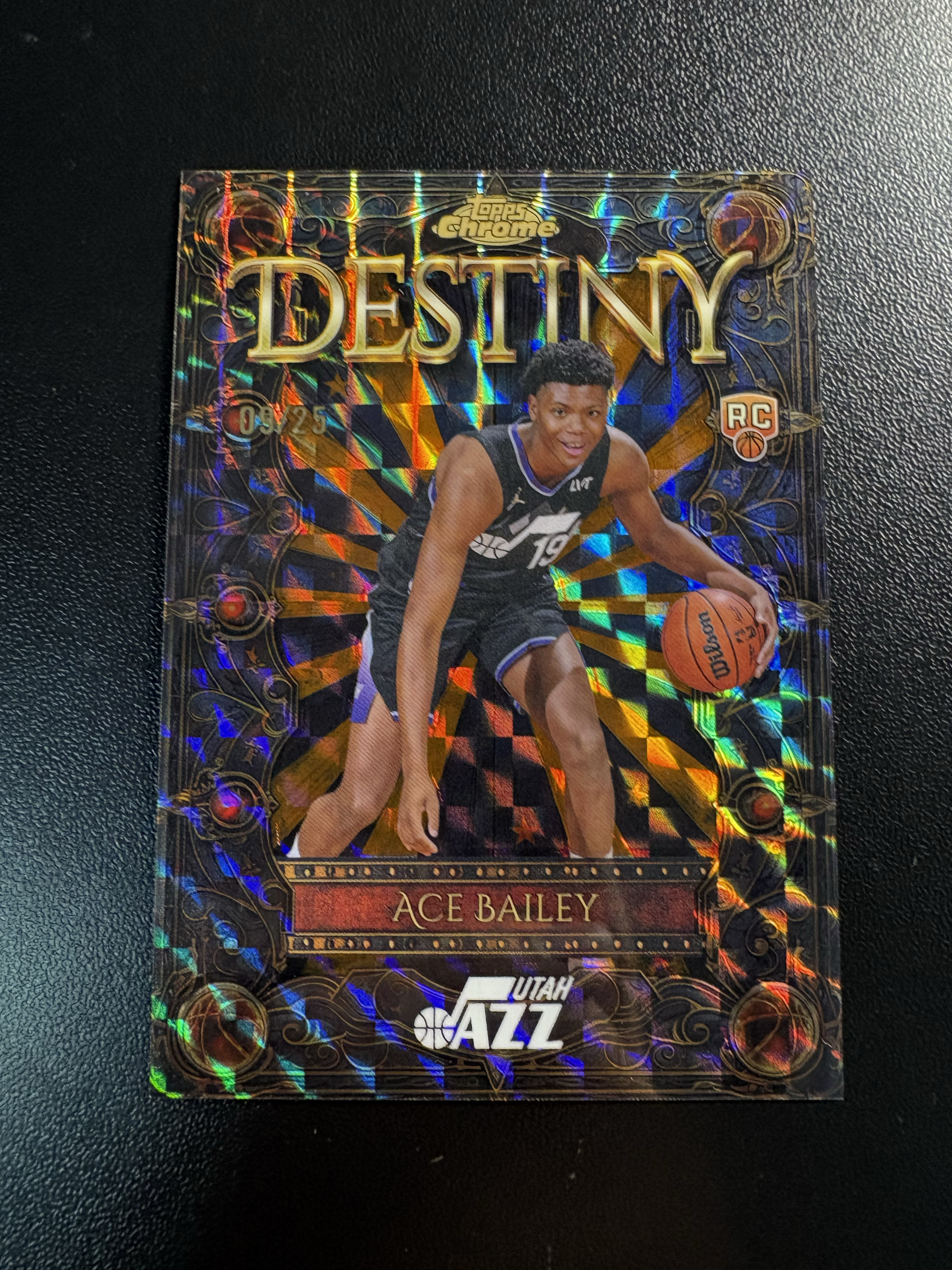 2025 Topps Chrome Airious "Ace" Bailey RC 【拉姆代卖】 tc 元年 篮球 爵士 新秀 贝利 25编 ...