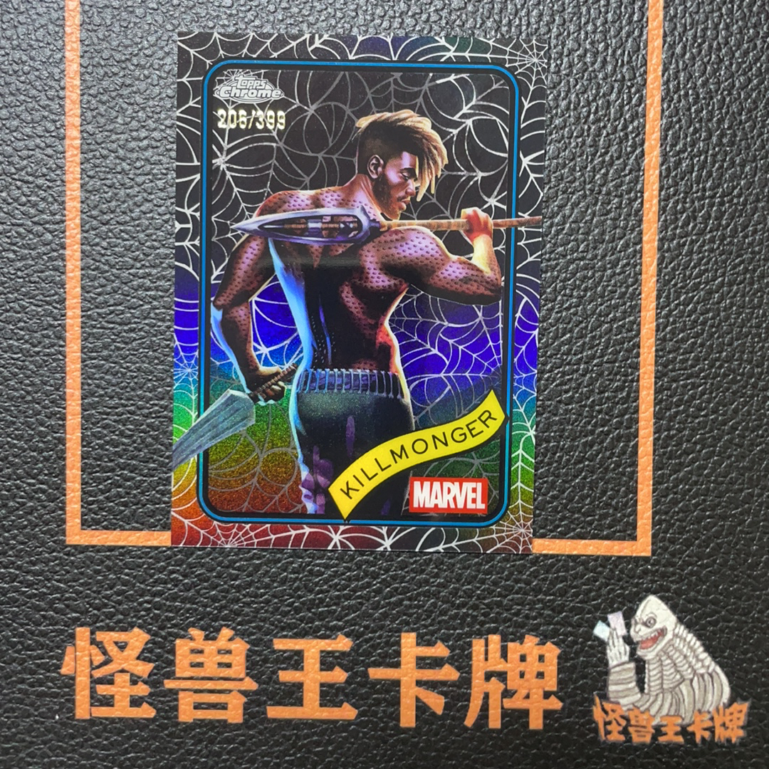 （怪兽拍卖） GSW-C95 2025 Topps Marvel (MCU) Chrome 漫威 TC Killmonger 金钱豹 399编 ...