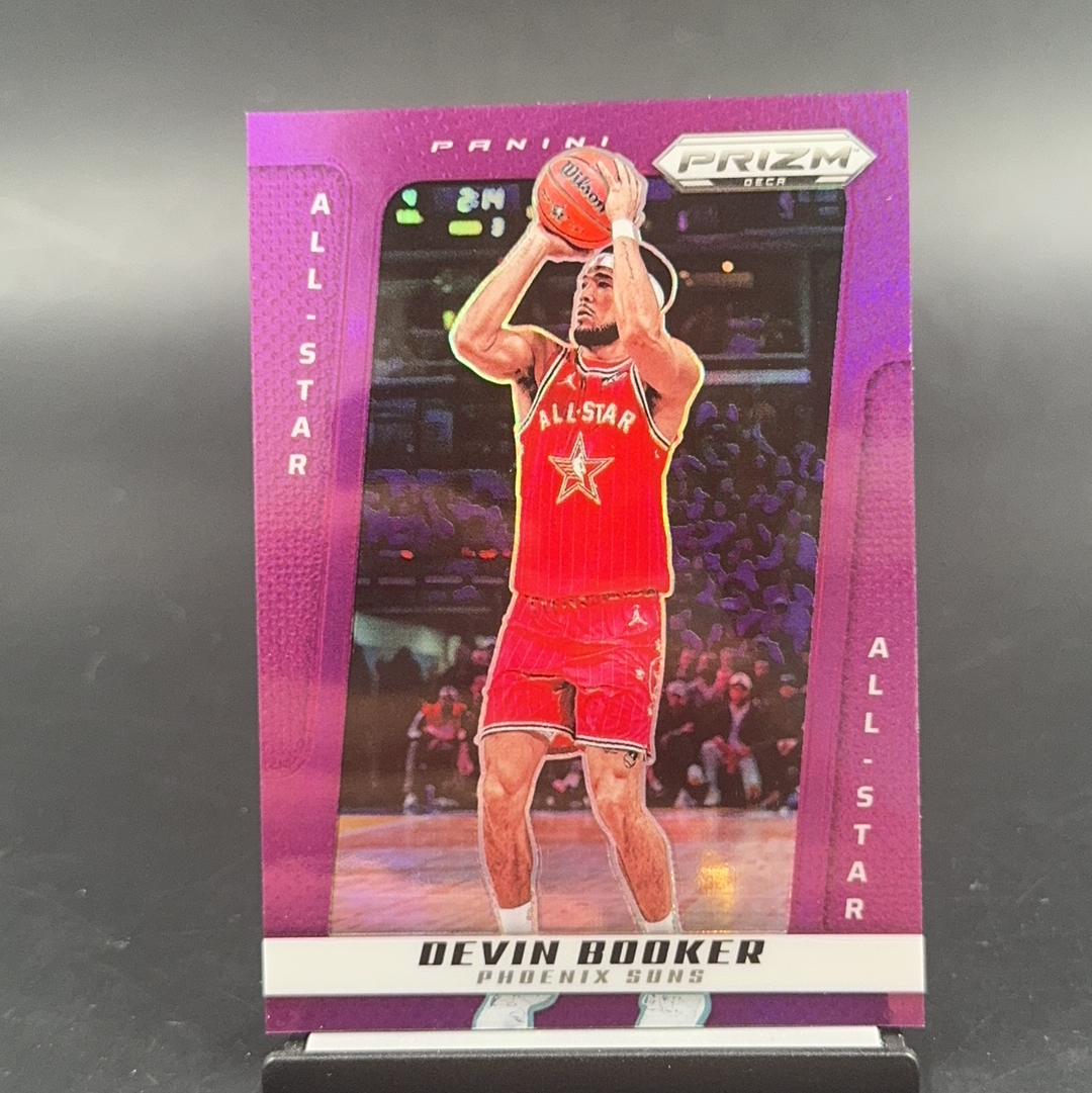 2024-25 Panini Prizm Devin Booker 【五月拍卖 顺丰空运】Prizm Deca 德文 布克 紫折 99编 专收 ...