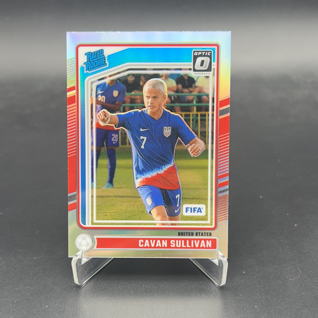 2024-25 Panini Donruss Cavan Sullivan RC FIFA 杜蕾斯 美国 沙利文 苏利文 大热新秀 O版 银折 ...