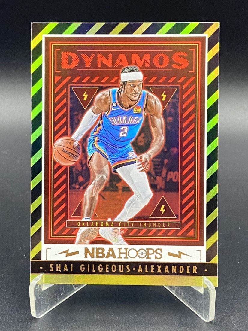 2023-24 Panini NBA Hoops Shai Gilgeous-Alexander 特卡 DYNAMOS 新全明星 sga 亚历山大 雷霆时期 折射 值得收藏【安心拍卖】 卡淘