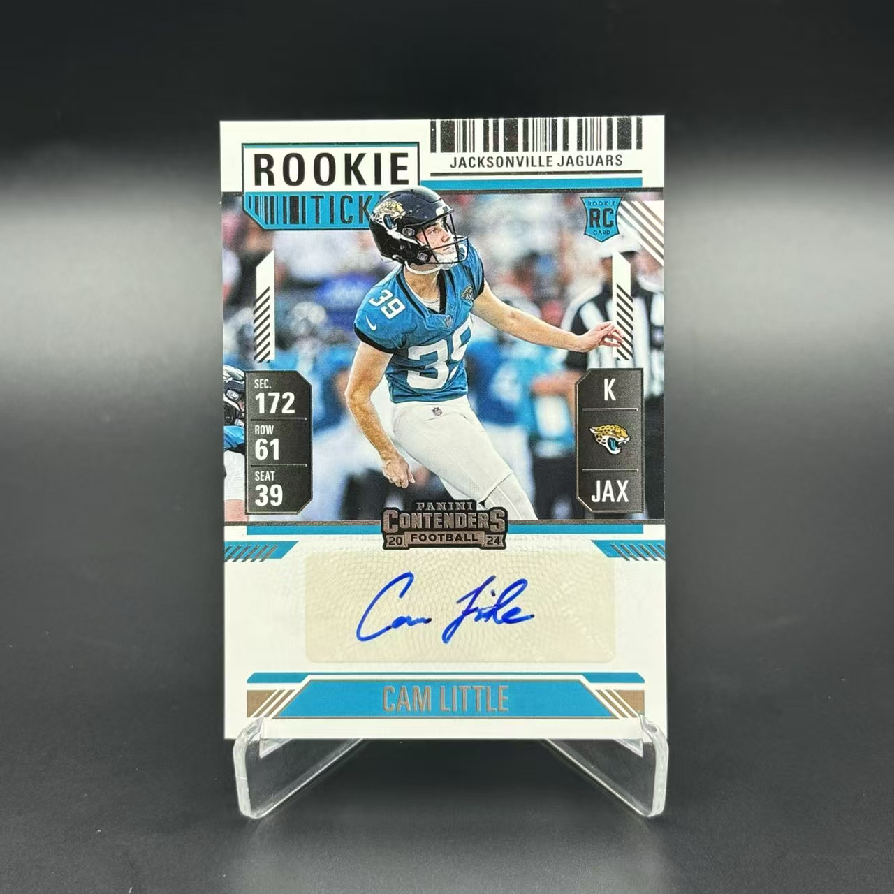 【浩冉拍卖】2024 PANINI CONTENDERS NFL橄榄球 球票 CAM LITTLE 卡姆 利特尔 rc 新秀 美洲虎 base ...