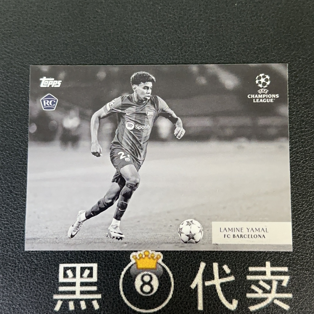 38【黑8代卖】2023-24 Topps Simplicidad 极简 Lamine Yamal 拉明 亚马尔 RC 新秀 巴萨 西班牙 ...