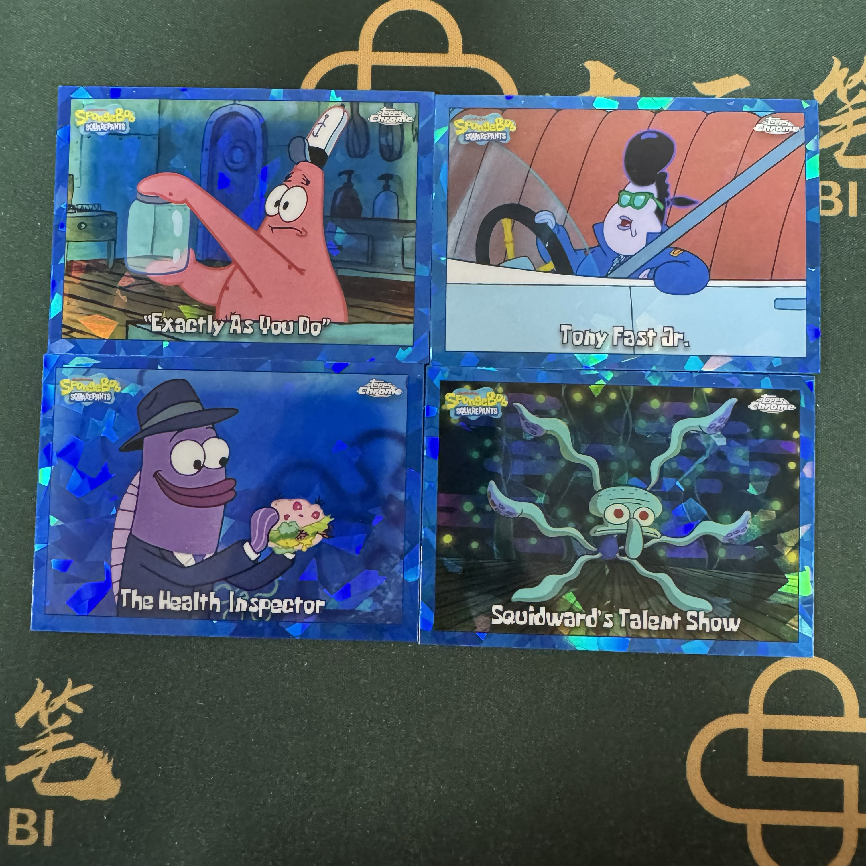 2025 Topps SpongeBob SquarePants 海绵宝宝 【十三笔】25周年 蓝宝石 派大星 章鱼哥 Tony Fast ...