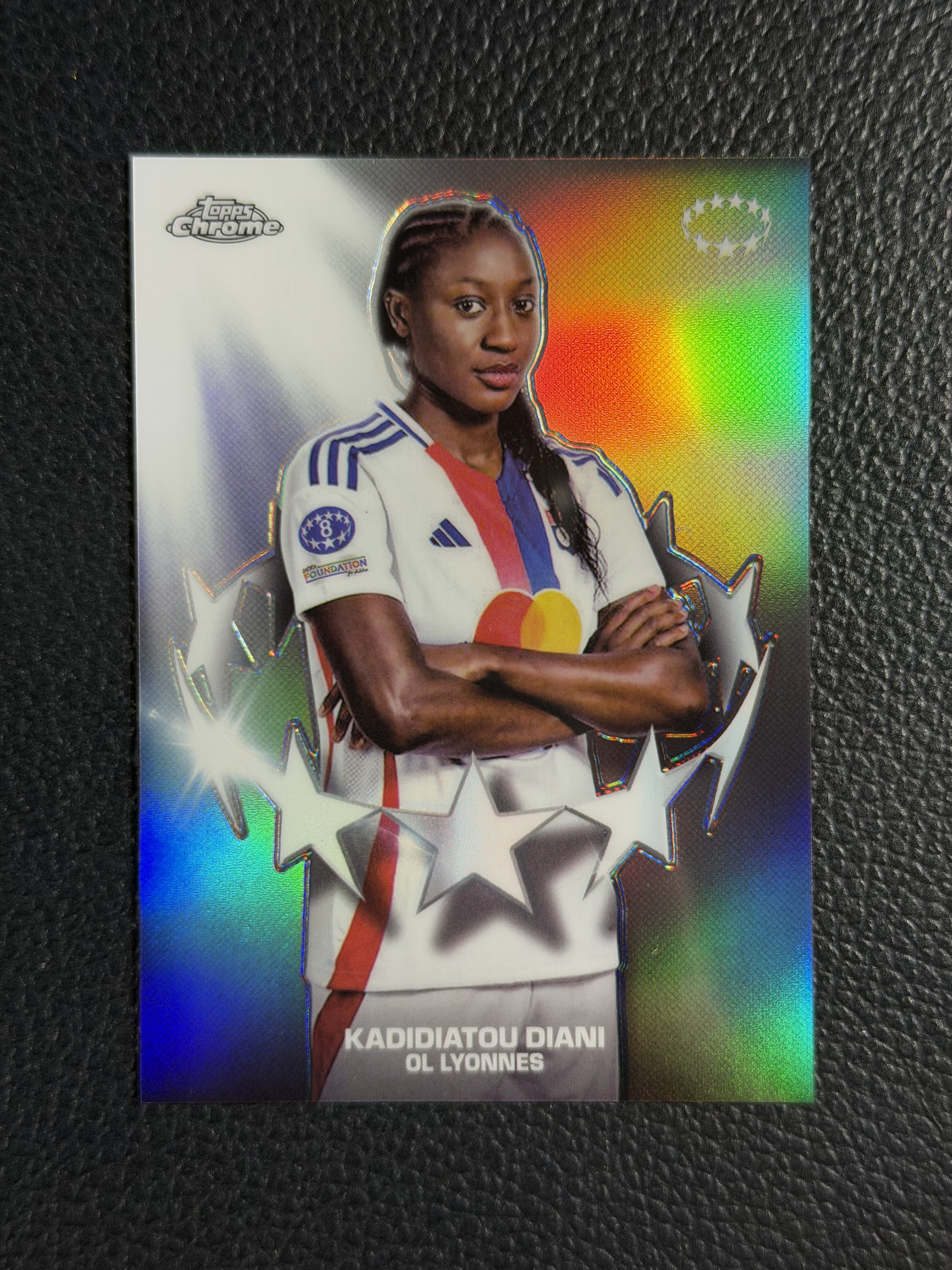 2024-25 Topps Chrome Kadidiatou Diani Kacey拍卖女足欧冠TC 法国 里昂神锋 迪亚尼 大比例sp ...