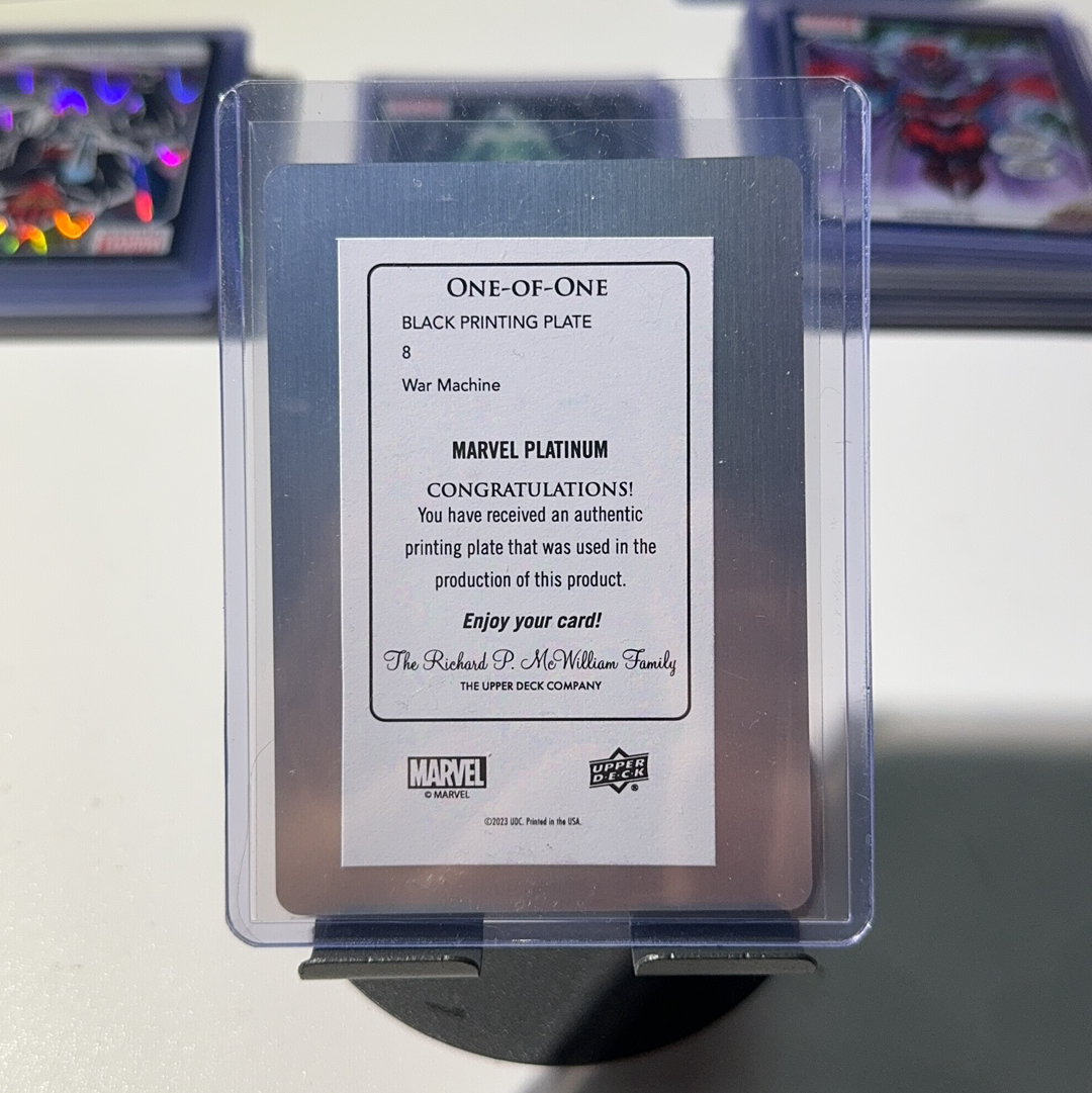 【大婷卡社】2022 Upper Deck Marvel (MCU) 漫威 Platinum 白金系列 铂金盒 大比例特卡 贴板 1of1 钢铁侠 卡品如图 收藏必备（被窝） 卡淘