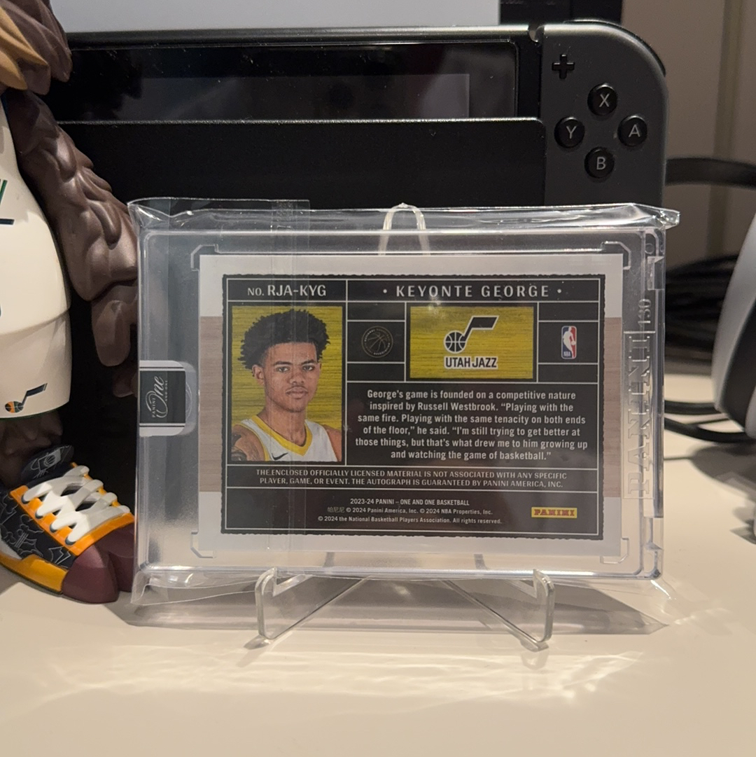 2023-24 Panini One and One Keyonte George RC 【LP甄选】猪猪侠 基昂特 乔治 新秀 RC 05/ ...