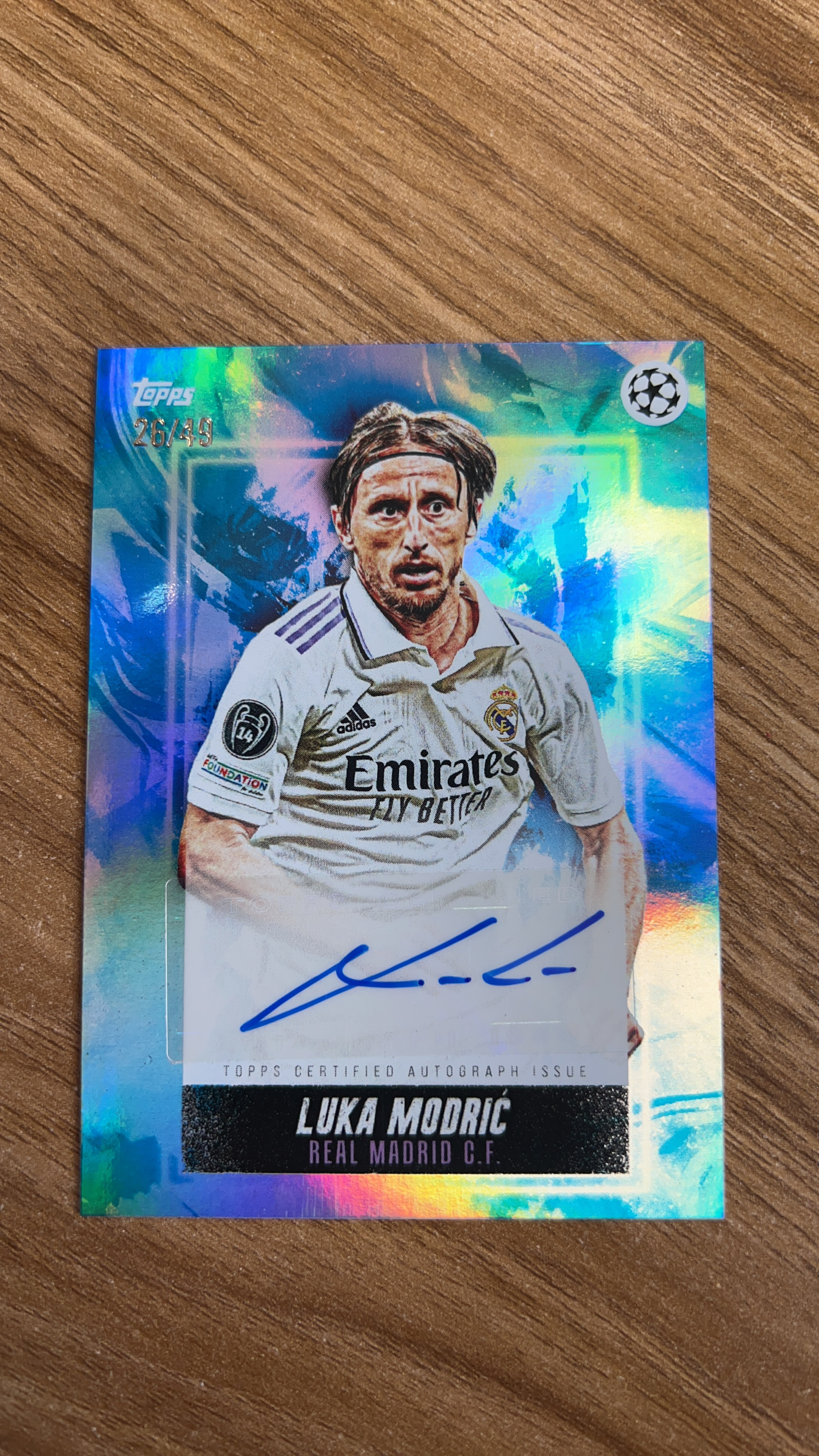 2022-23 Topps Jude Bellingham Luka Modric 世界杯 欧冠 皇马 克罗地亚 莫德里奇 魔笛 签名 签字 ...