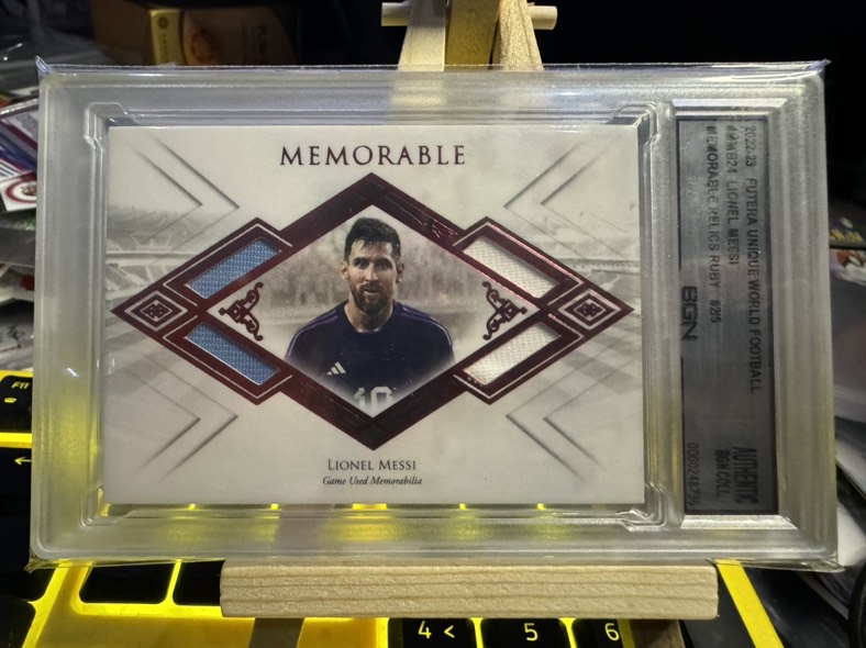 2022 Futera Futera Unique Lionel Messi 梅西 福特拉 四窗物料 2/5编 乘法同背 加法C罗同背 绝代双 ...