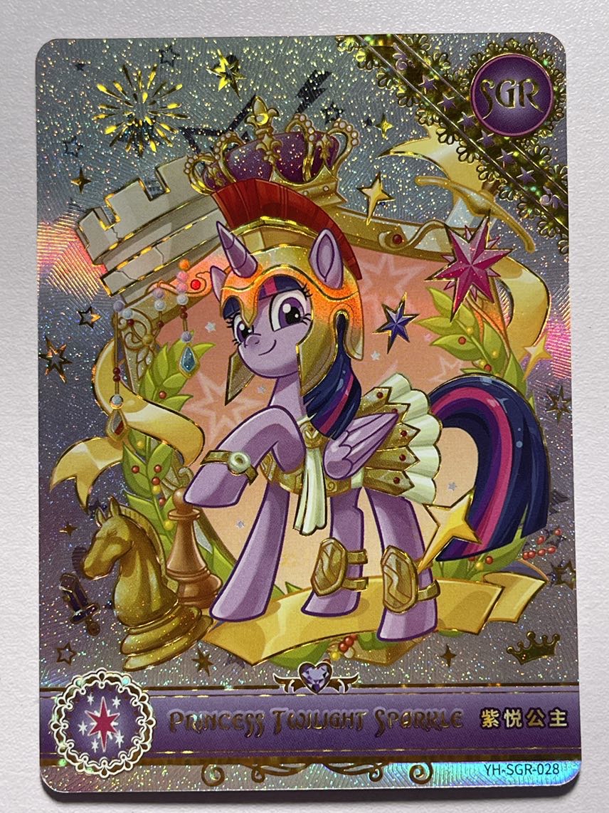 2024 小马宝莉 辉月5 卡游 特卡 SGR 小马宝莉 SSP 超大比例 紫悦 SGR 辉月5 折射 实卡好看 凑套必备 卡品如图 卡淘