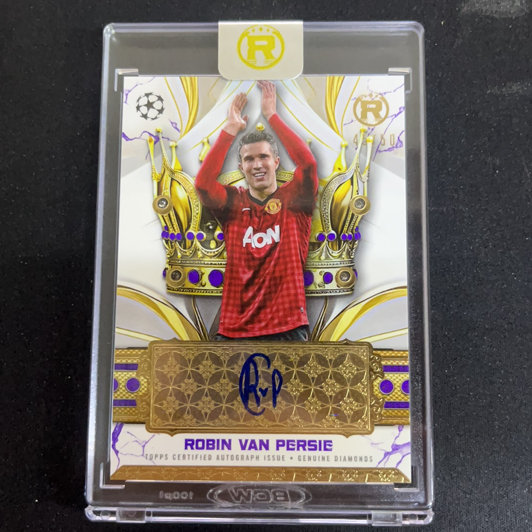 2025 Topps Reverence Robin van Persie 【SS】尊耀 高端系列 曼联 传奇 范佩西 皇冠传奇签 签字 宝石 ...