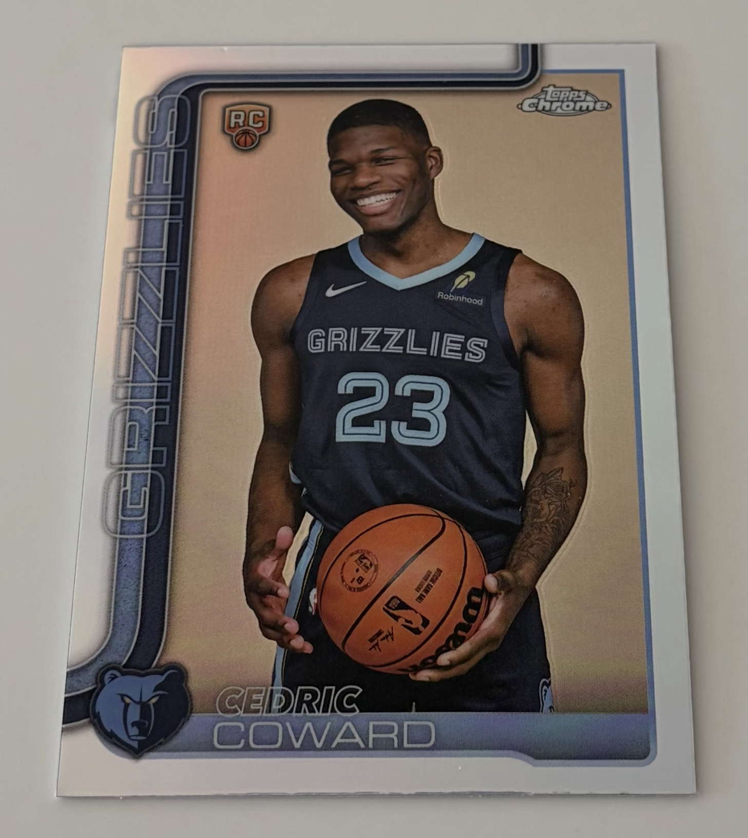 【小仙拍卖】533 2025-26 Topps Chrome系列 灰熊 新秀 RC 考沃德 Cedric Coward 大热新秀 表现抢眼 ...