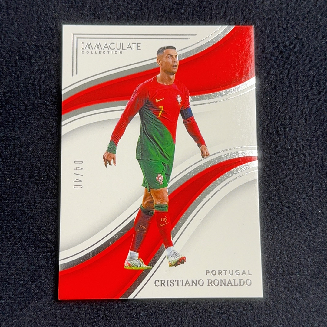 2023-24 Panini Immaculate Cristiano Ronaldo C罗 罗纳尔多 40编 葡萄牙 皇马 皇家马德里 曼联 ...