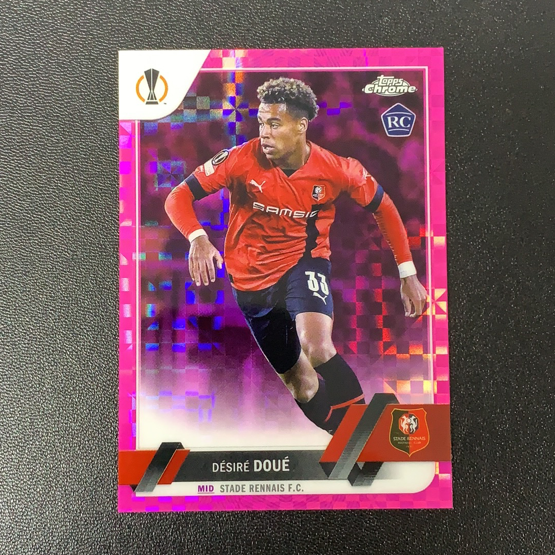 【小牛代拍】 2023 Topps Chrome DESIRE DOUE RC 欧冠TC 雷恩 巴黎圣日尔曼 法国 金童奖热门 德西雷 杜埃 ...