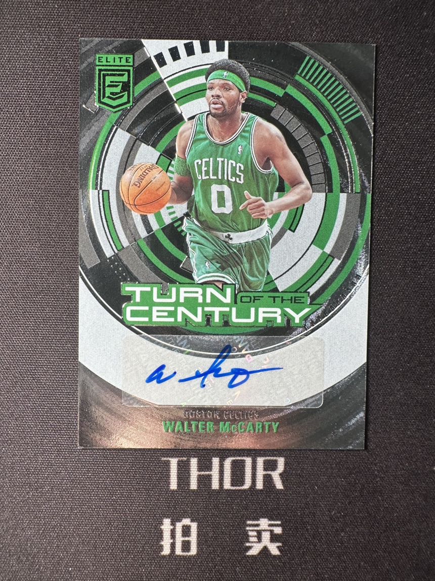 【Thor拍卖 只发顺丰不累计】2023-24 Panini Elite Walter McCarty 精英 凯尔特人 沃尔特 迈卡蒂 签字 ...