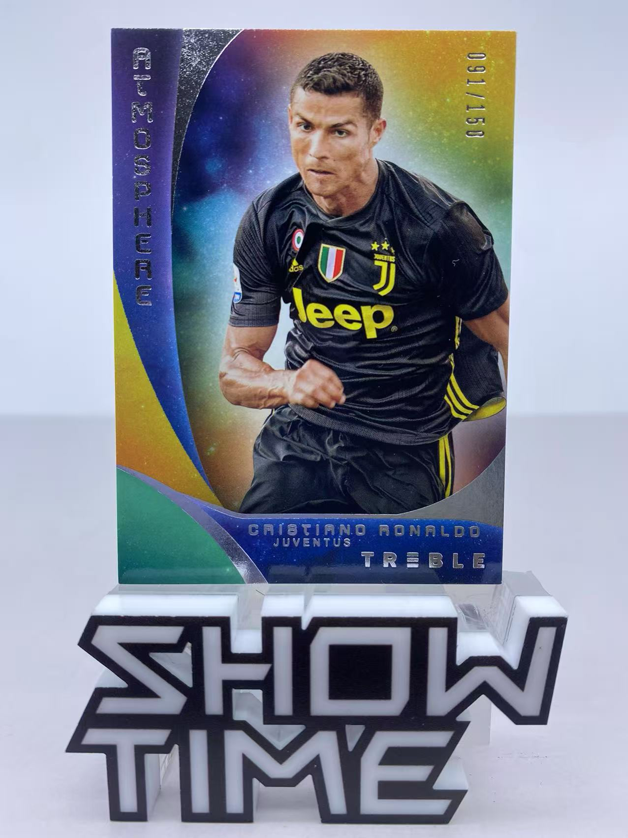 2018-19 Panini Treble Cristiano Ronaldo 【星卡秀】三重奏系列 皇马 尤文 曼联 C罗 罗纳尔多 150 ...
