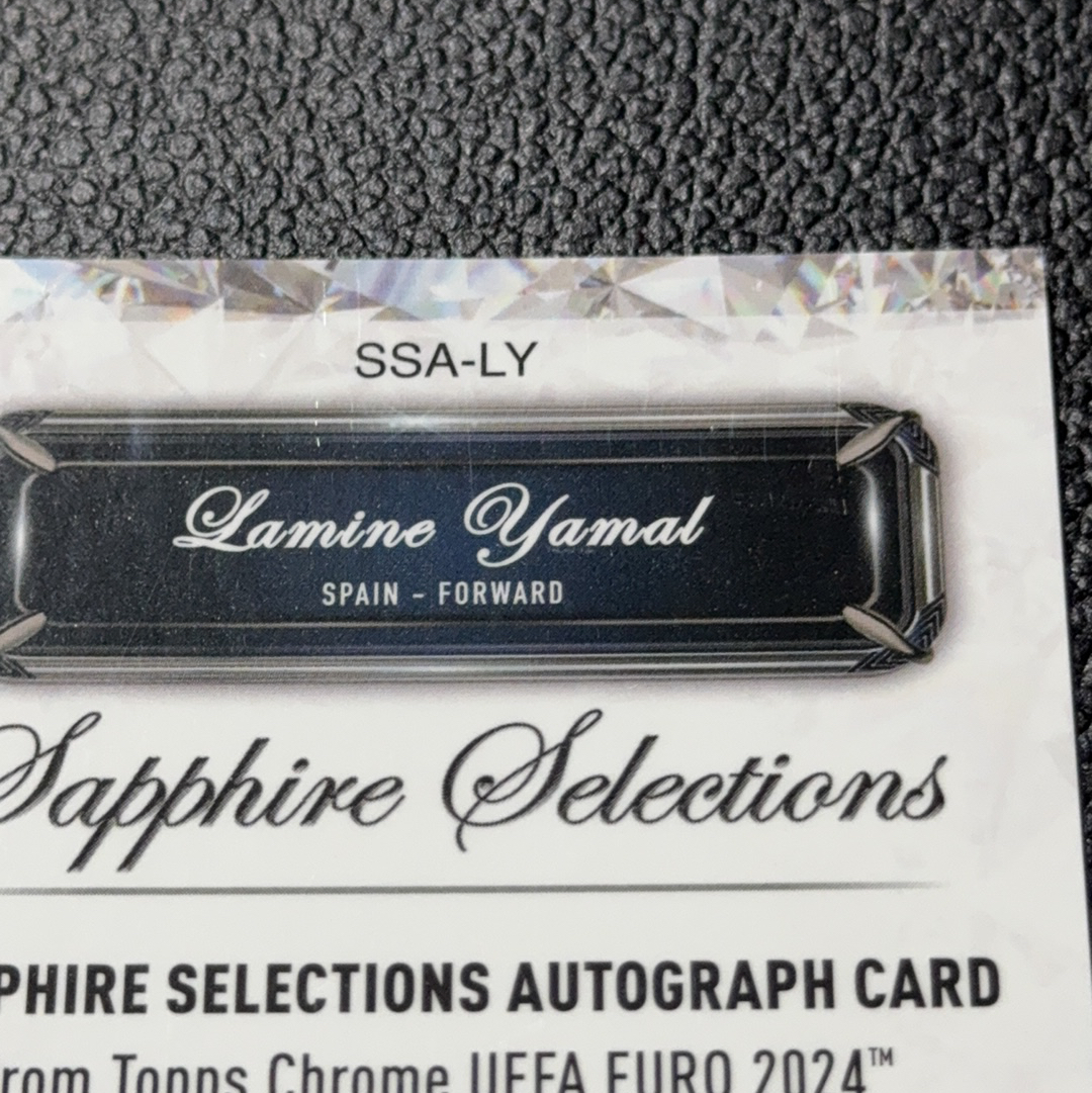 【Boom YaYa】 2023-24 Topps Chrome 欧洲杯 黑碎冰折 Lamine Yamal 亚马尔 西班牙 RC新秀 签字 ...