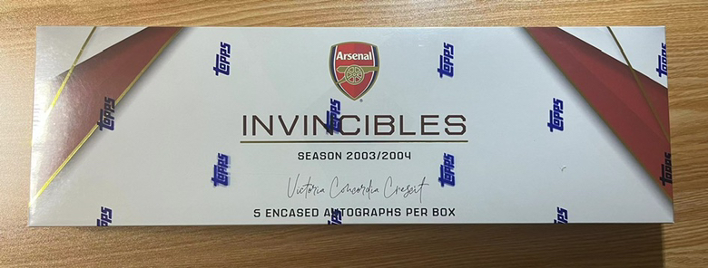 2024 Topps Arsenal Invincibles Soccer 03/04阿森纳不可战胜高端队盒 不败赛季队盒 单盒5张 原封砖 ...