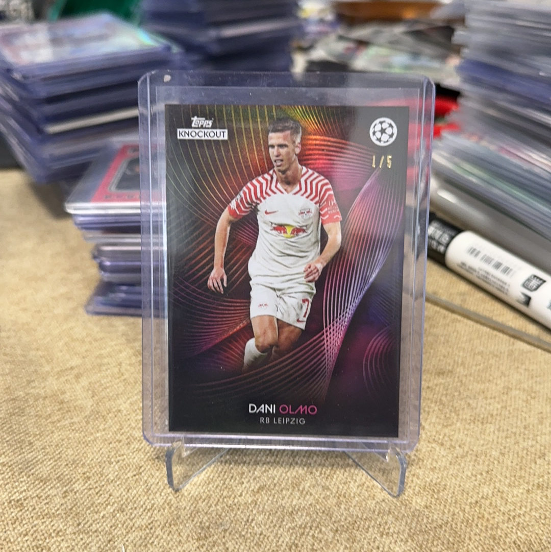 2023-24 Topps UEFA Champions League Dani Olmo 1/5 奥尔莫 西班牙 未来可期 萨尔茨堡红牛 卡淘
