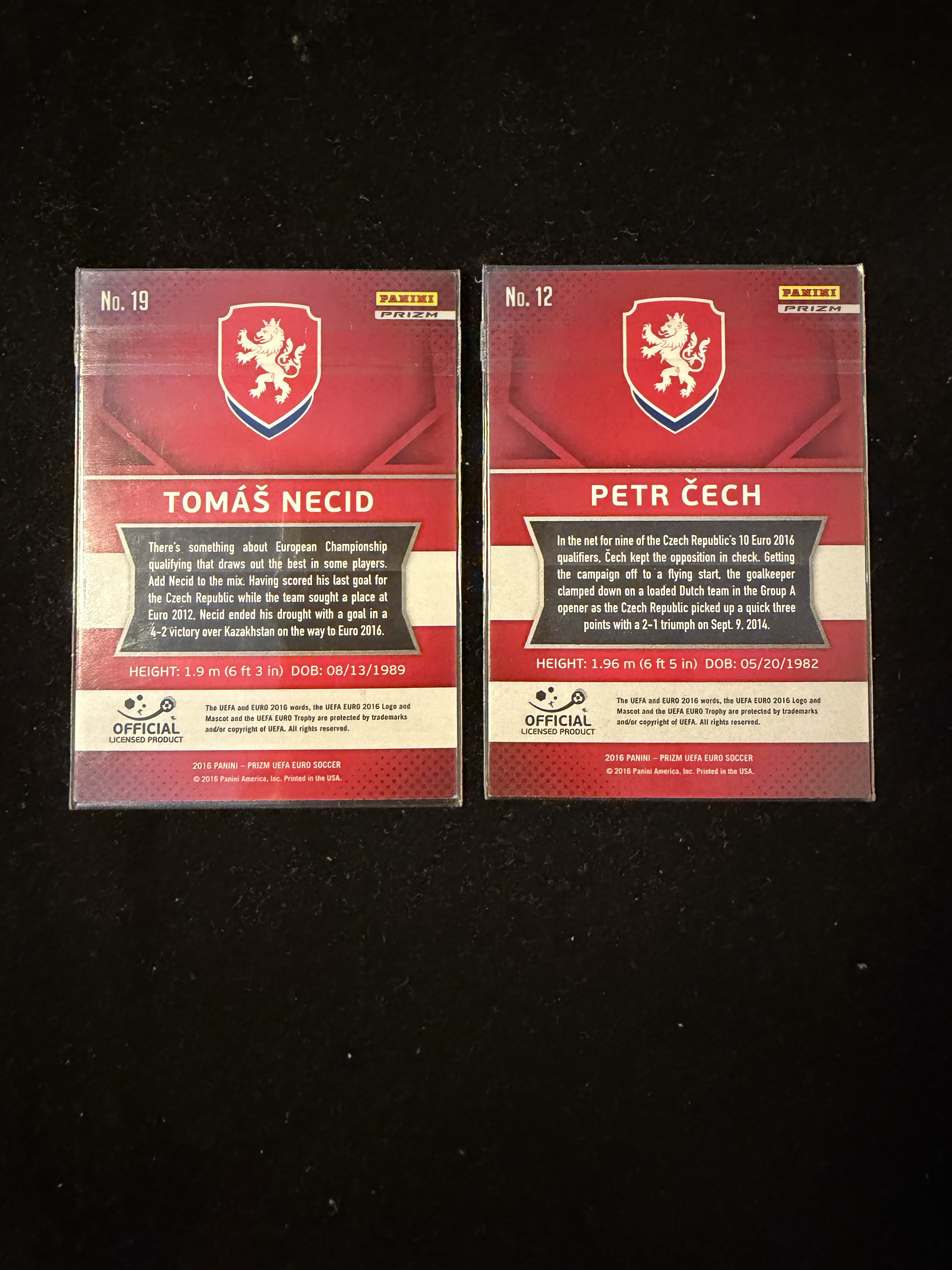 2016 Panini Prizm UEFA Euro Petr Cech 欧洲杯元年 瀑布折 切赫 阿森纳 捷克Czech 切尔西 ...