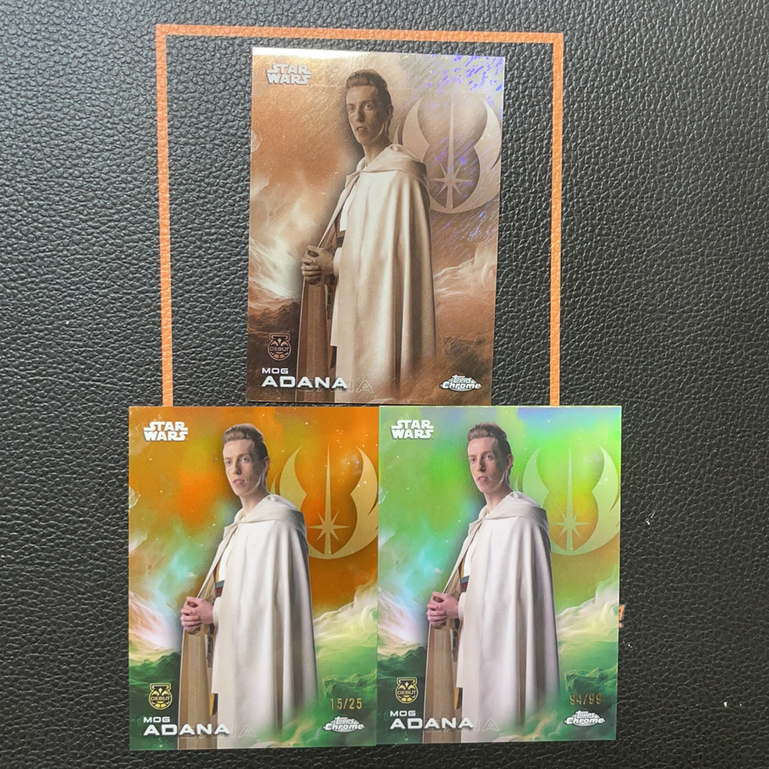 （怪兽拍卖） GSW-C53 2025 Topps Star Wars 星球大战 Chrome Mog Adana 莫格 阿达纳 25编 橙折 ...