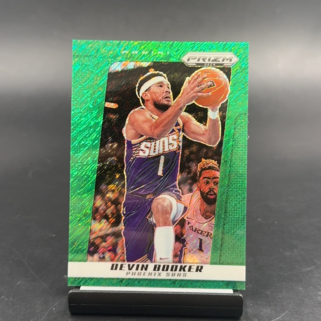 2024-25 Panini Prizm Deca Devin Booker 【五月拍卖 顺丰空运】pz 德文 布克 12编 绿shimmer ...