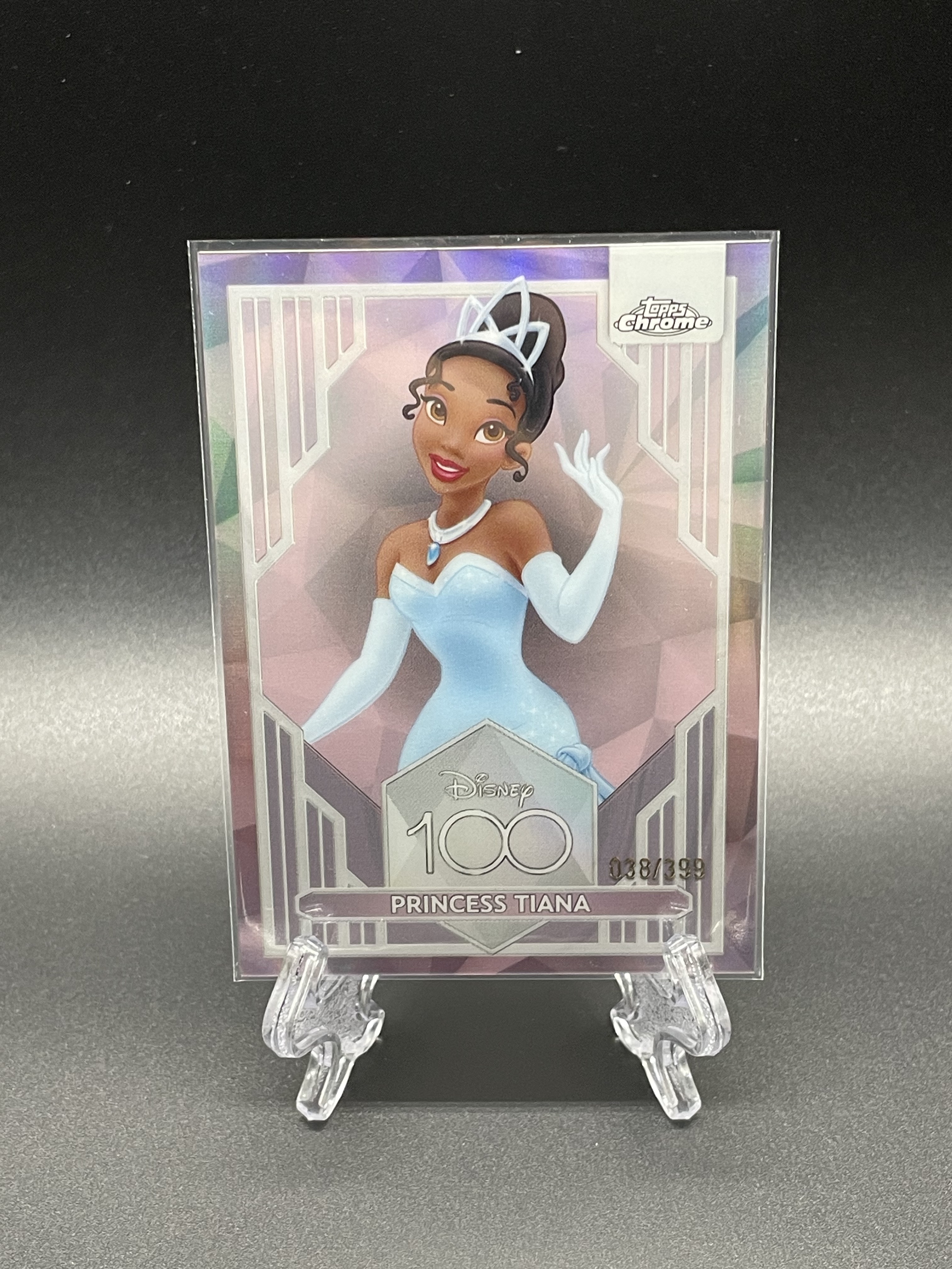2023 Topps Chrome Princess Tiana 蒂安娜 公主 399编 粉折 公主与青蛙 迪士尼 Disney 微瑕如图 卡淘