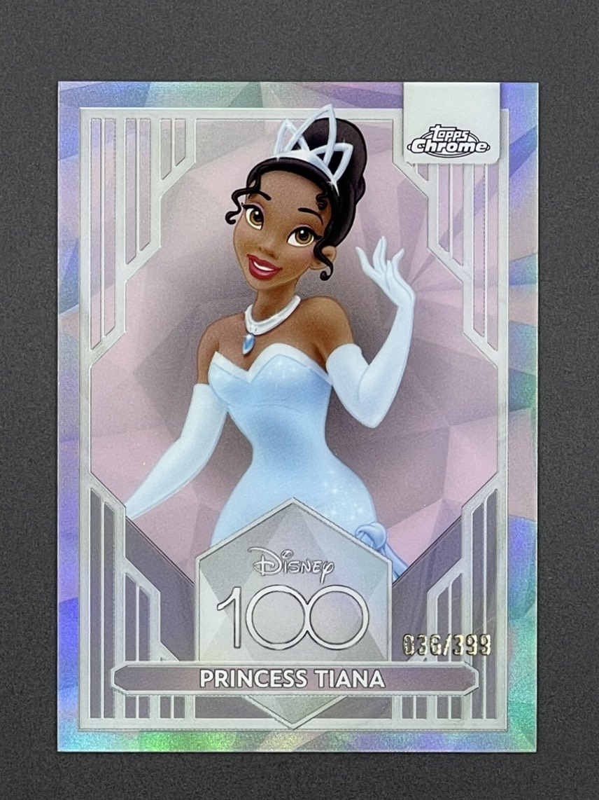 2023 Topps Chrome Princess Tiana 【蒜头王八卡牌代卖】Disney 迪士尼100周年 蒂安娜公主 公主与青蛙 ...