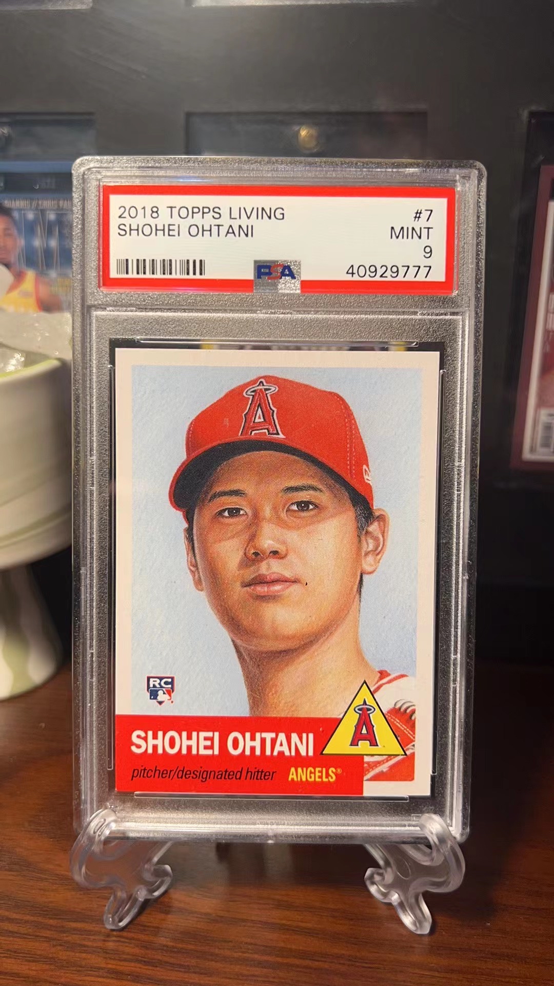 2018 Topps Living Legend Shohei Ohtani RC 【FM代拍】Topps系列 新秀 RC 大谷翔平 psa9 ...