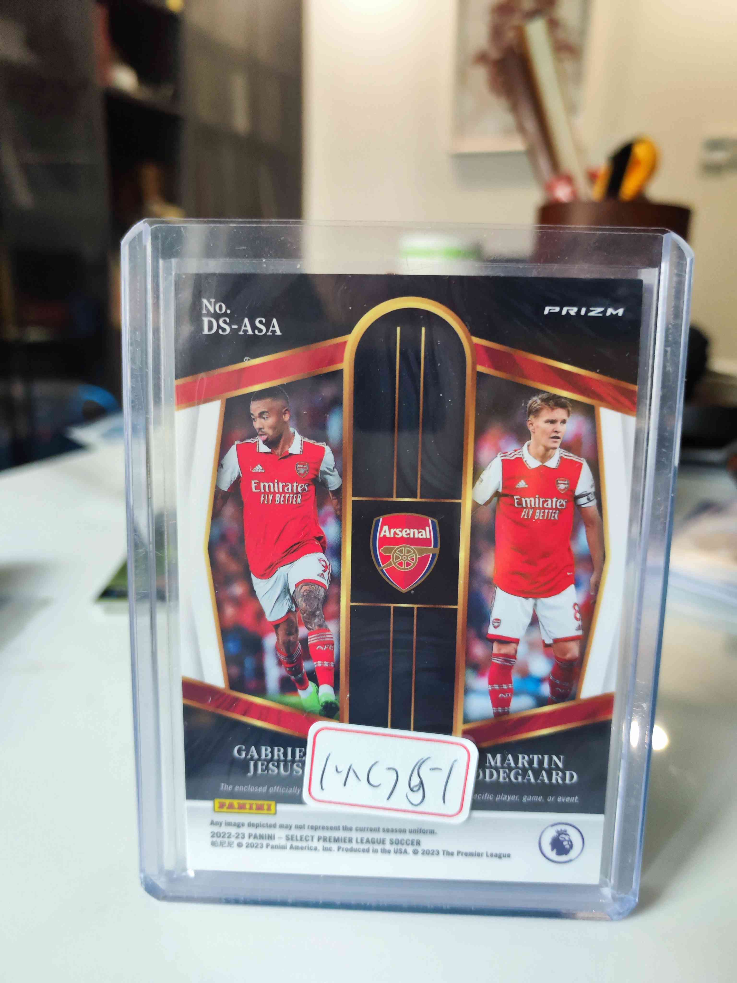 2022-23 Panini SELECT Gabriel Jesus 厄德高 热苏斯 阿森纳 双人 银折 物料 实物 MG51 卡淘