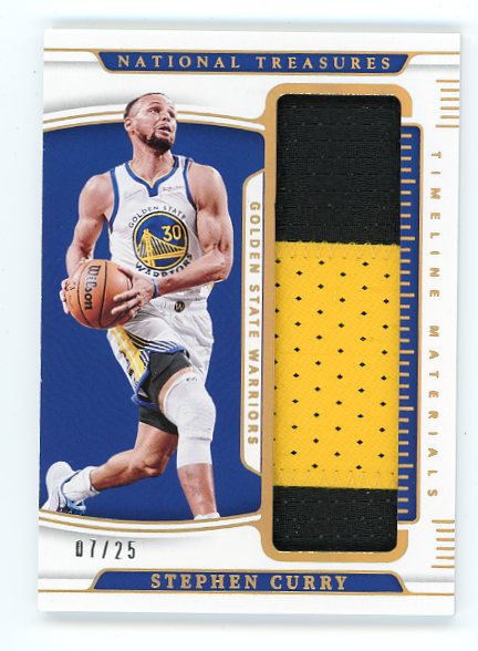 2021-22 Panini National Treasures Basketball Stephen Curry Timeline ...