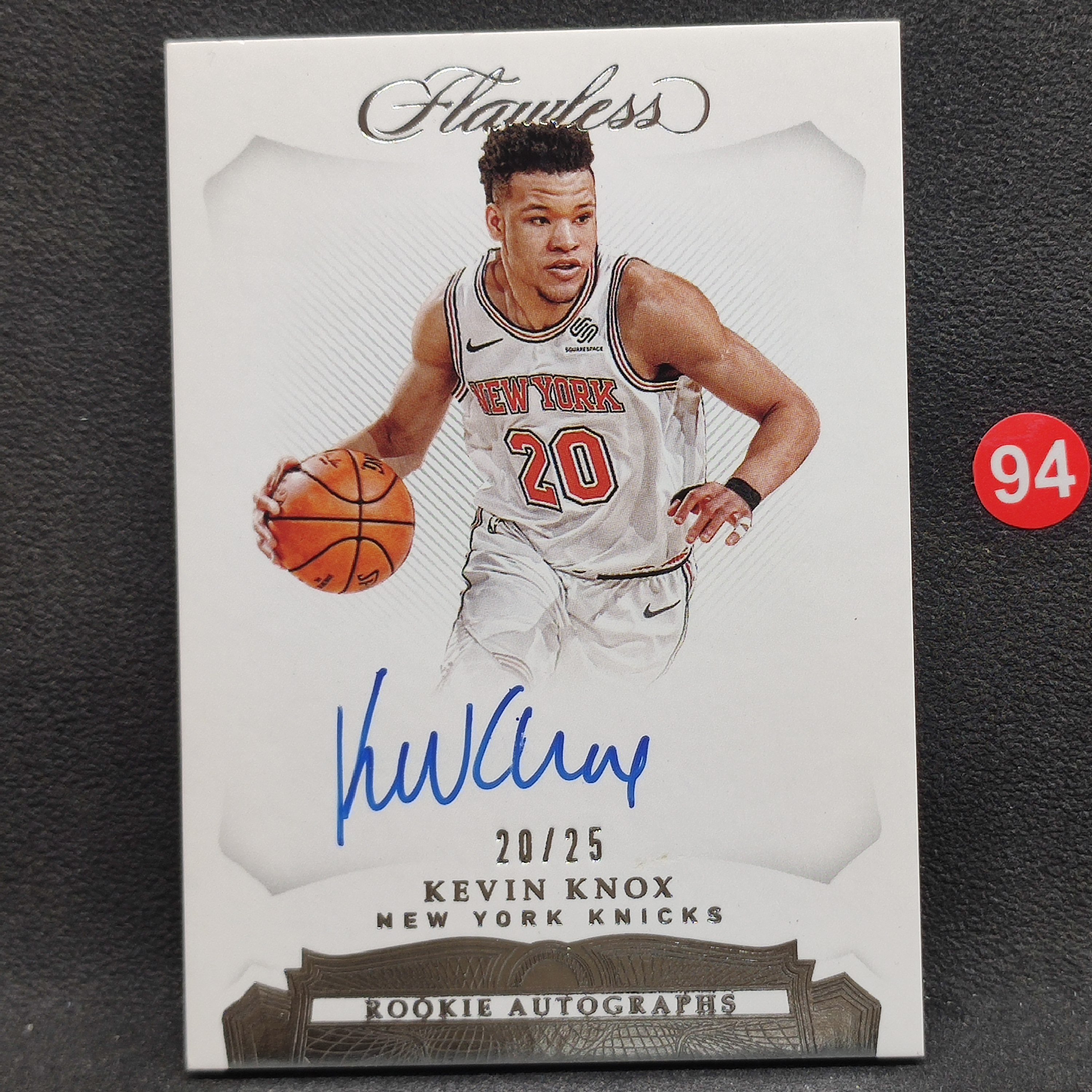 【大腿代卖提前预付80%】Kevin Knox 凯文诺克斯 2018-19 Flawless 手提 20/25编带编限量 同背 签字 签名 卡 ...