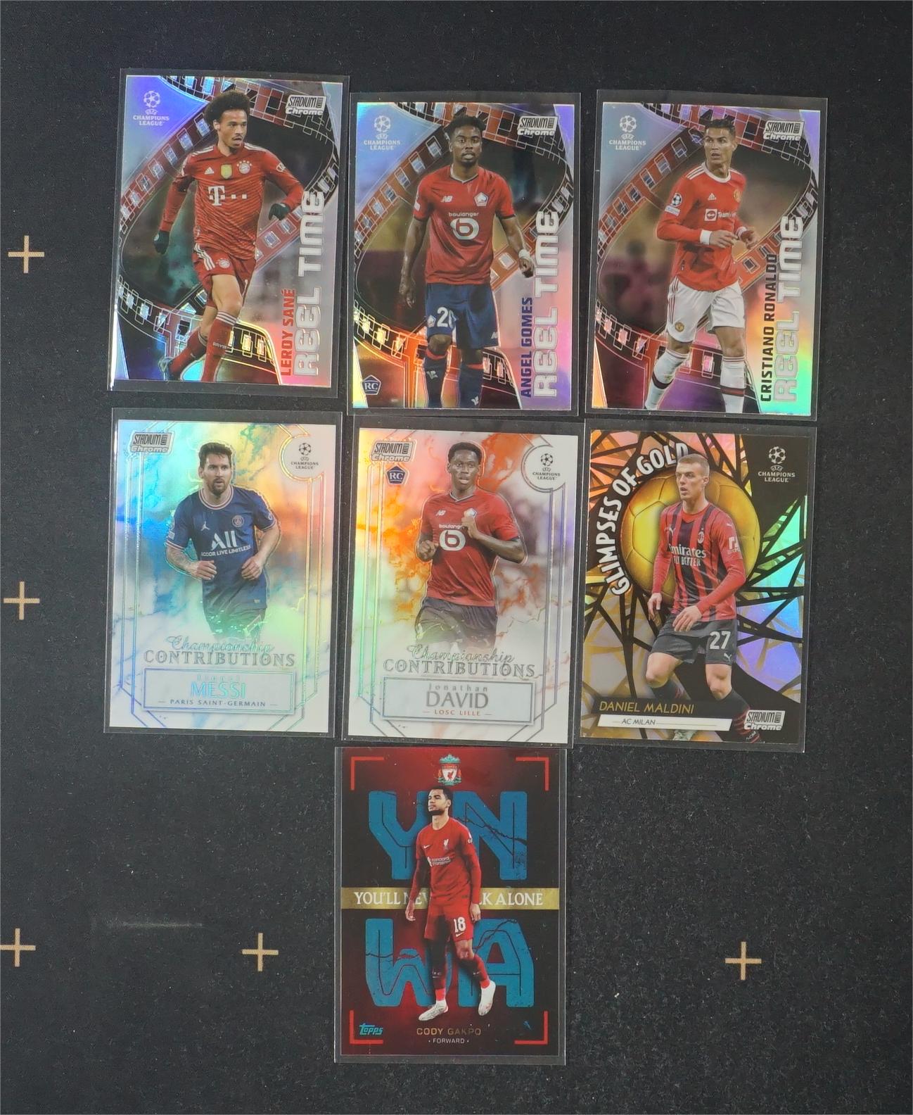 多年份 topps 多系列 梅西 加克波 马尔蒂尼 C罗 戈麦斯等 YNWA reeltime 金瞳等 特卡 lot【Timk】35【超新星代 ...