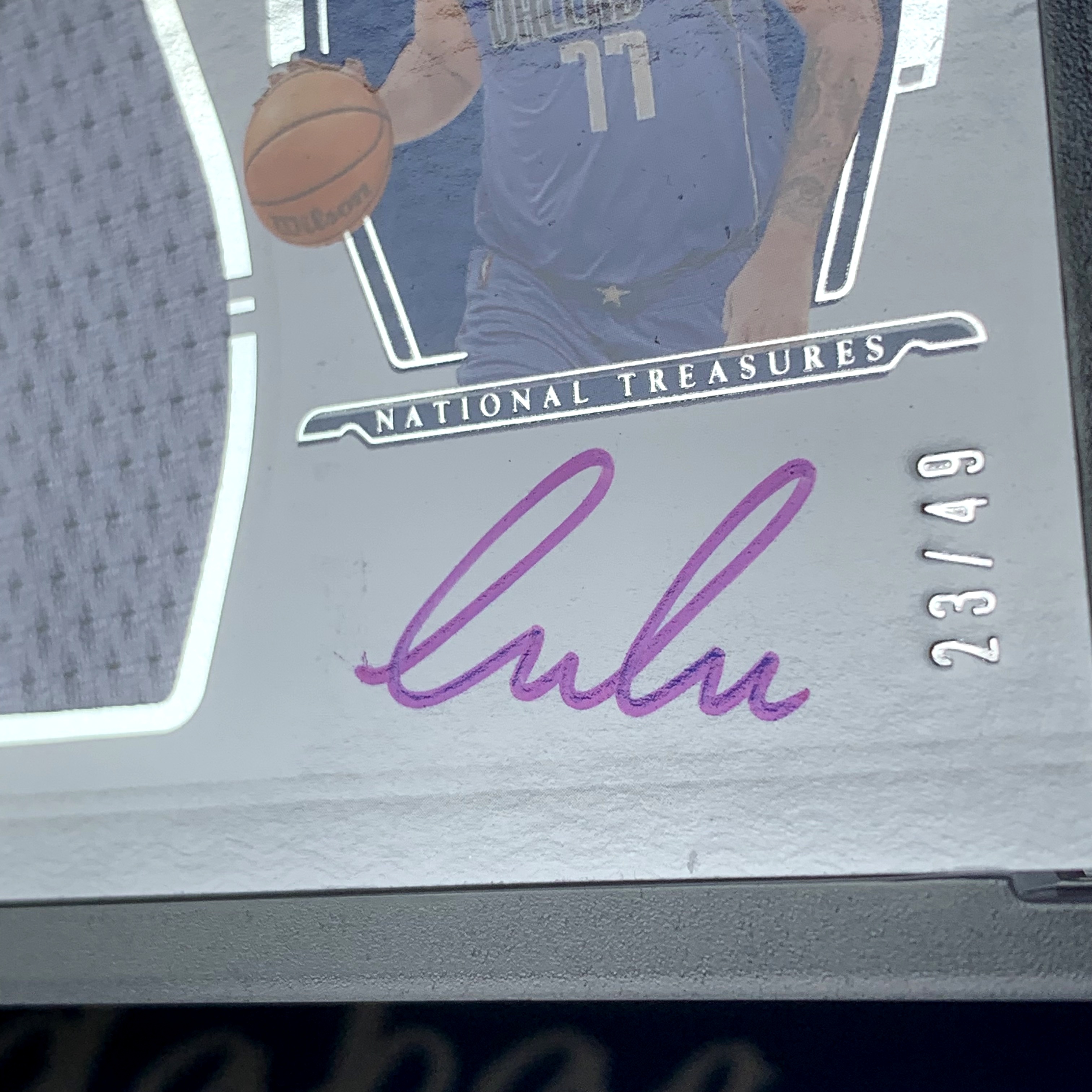 2021-22 Panini National Treasures Luka Doncic 【海宝】国宝 湖人 独行侠 东契奇 49编 ...