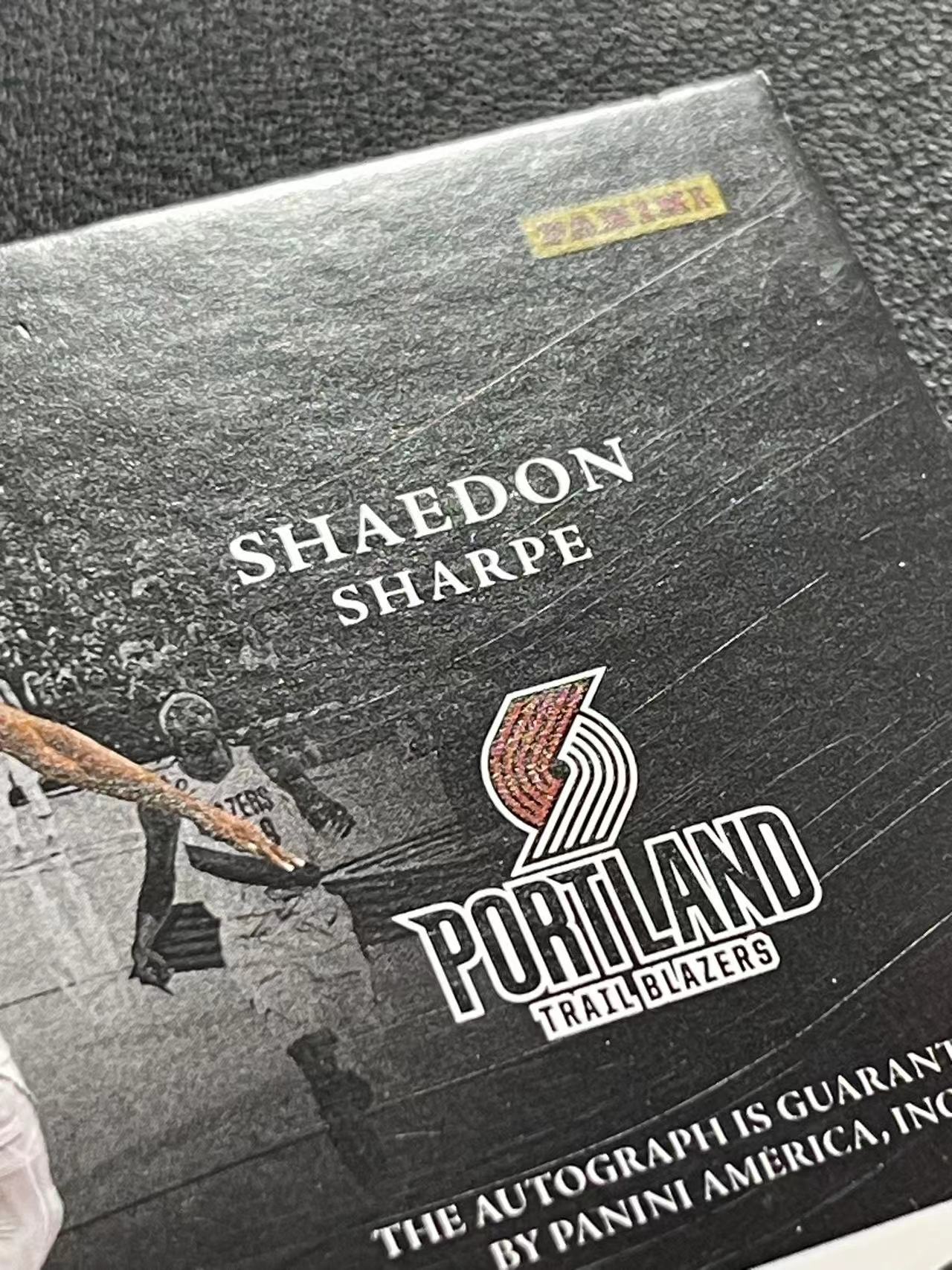 【超新星精品】2021-22 Noir Shaedon Sharpe RC 诺尔 新秀 开拓者 谢登夏普 99编 spotlight 聚光灯 ...