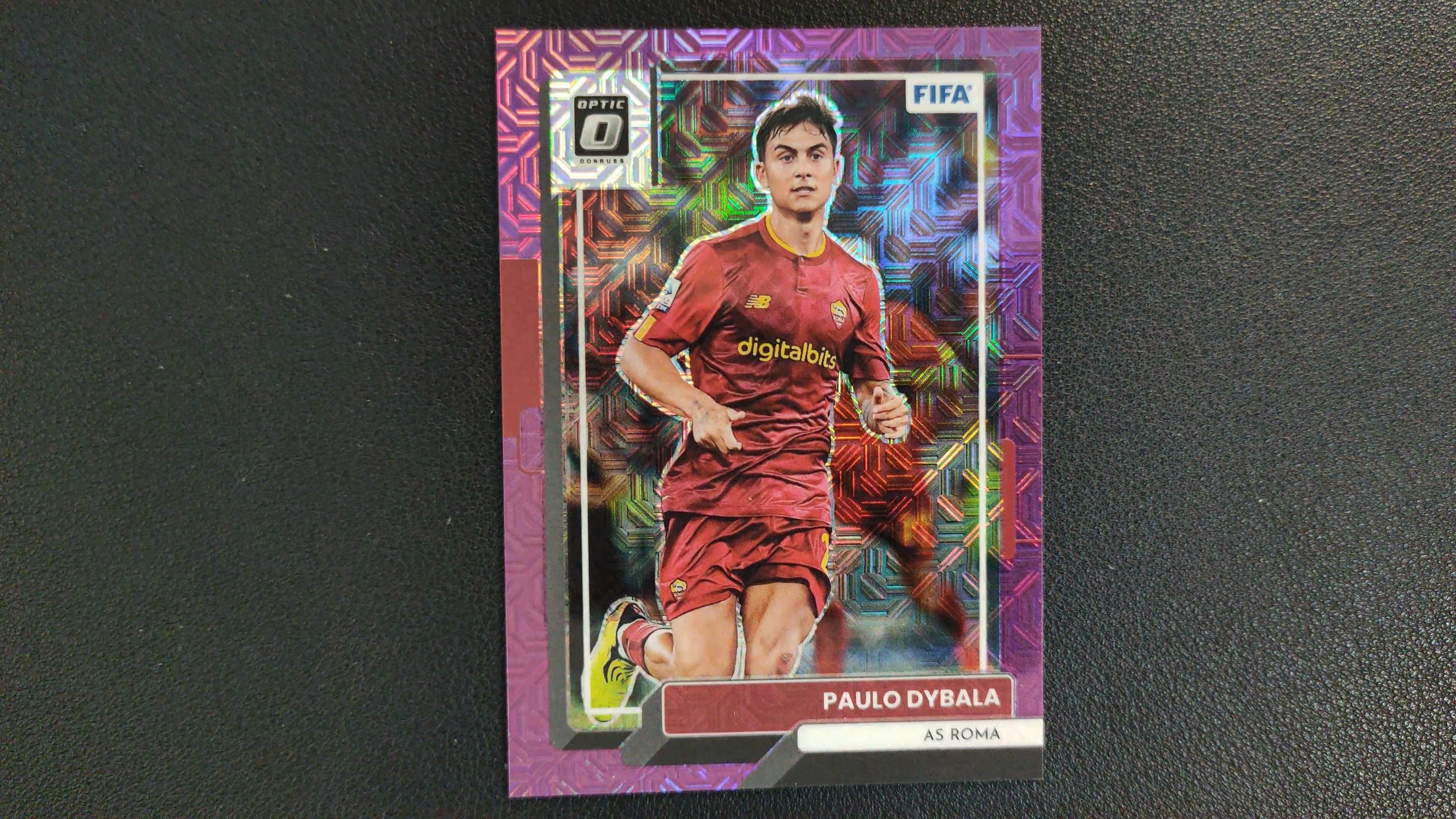 【Arui AR195 H8】2022-23帕尼尼donruss杜蕾斯 罗马 保罗 迪巴拉 紫mojo折 19/25编 低编 卡淘