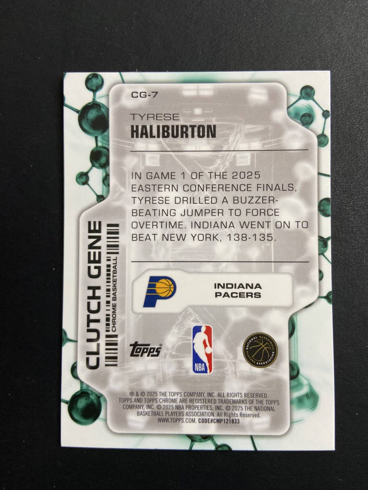 2025-26 Topps Chrome Tyrese Haliburton 【肥猫代卖】War哥 TC 步行者 哈利伯顿 哈里伯顿 199编 ...