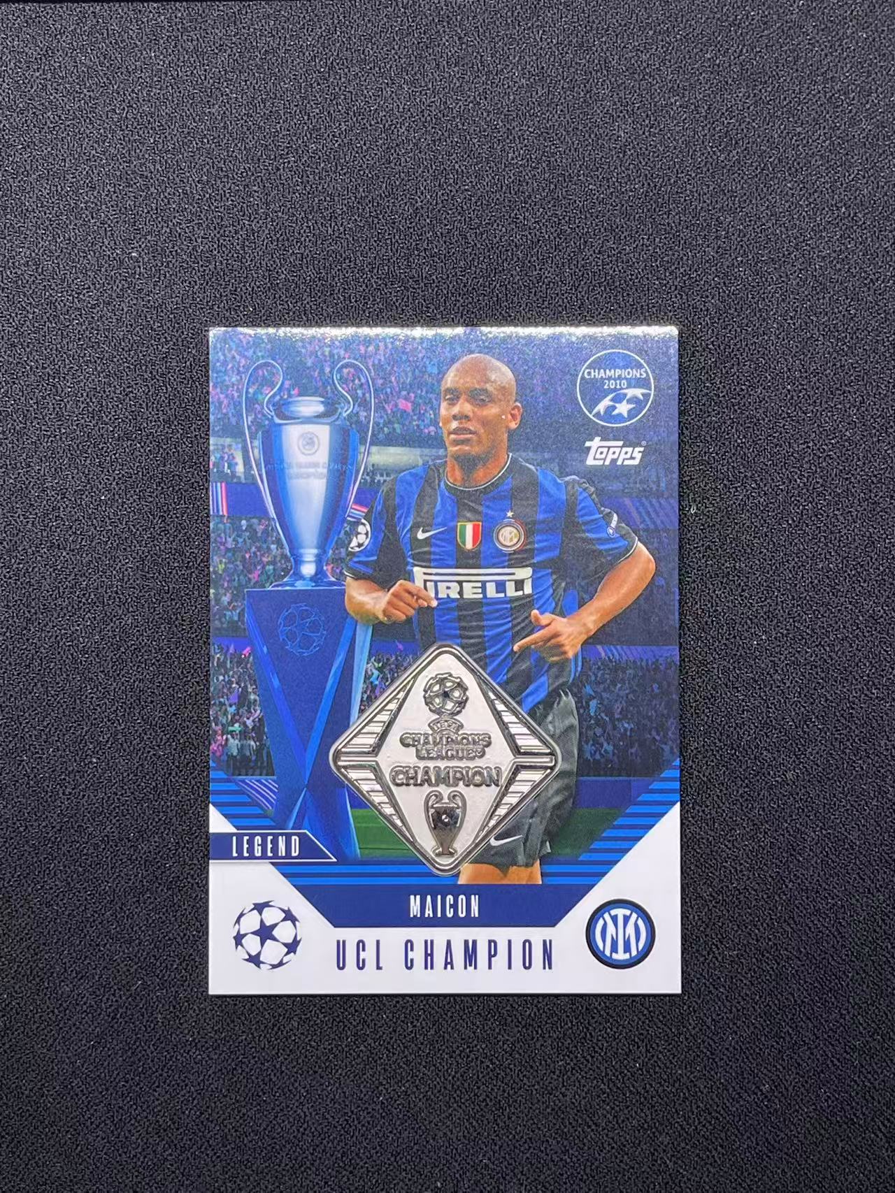 2024-25 Topps Match Attax Maicon MA 麦孔 欧冠冠军 铁块物料 2010年三冠王选图 巅峰世界第一右后卫 ...