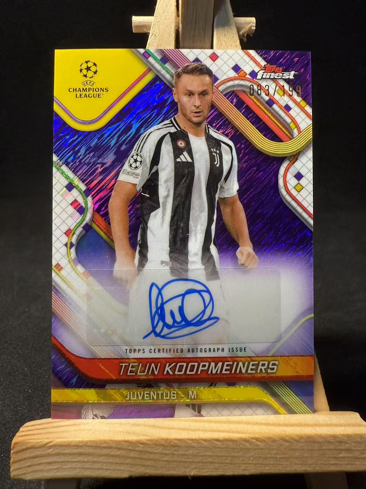 2025 Topps FINEST Teun Koopmeiners MHY 欧战 特恩 库普梅纳斯 Teun Koopmeiners 083 ...