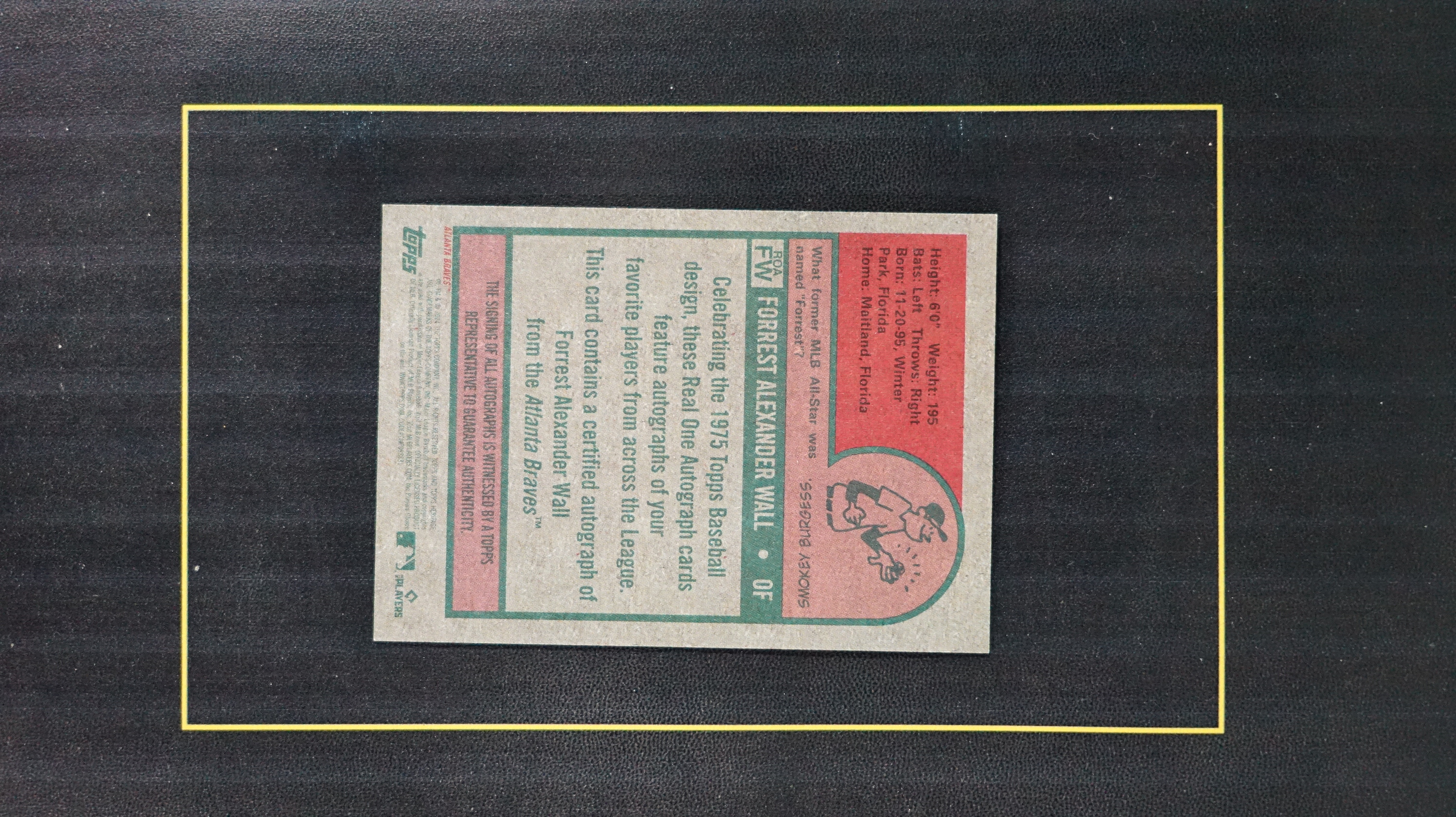 2025 Topps Heritage Forrest Wall RC 遗产 新秀 勇士 福雷斯特 沃尔 签字【V999-N】10【超新星代卖 ...