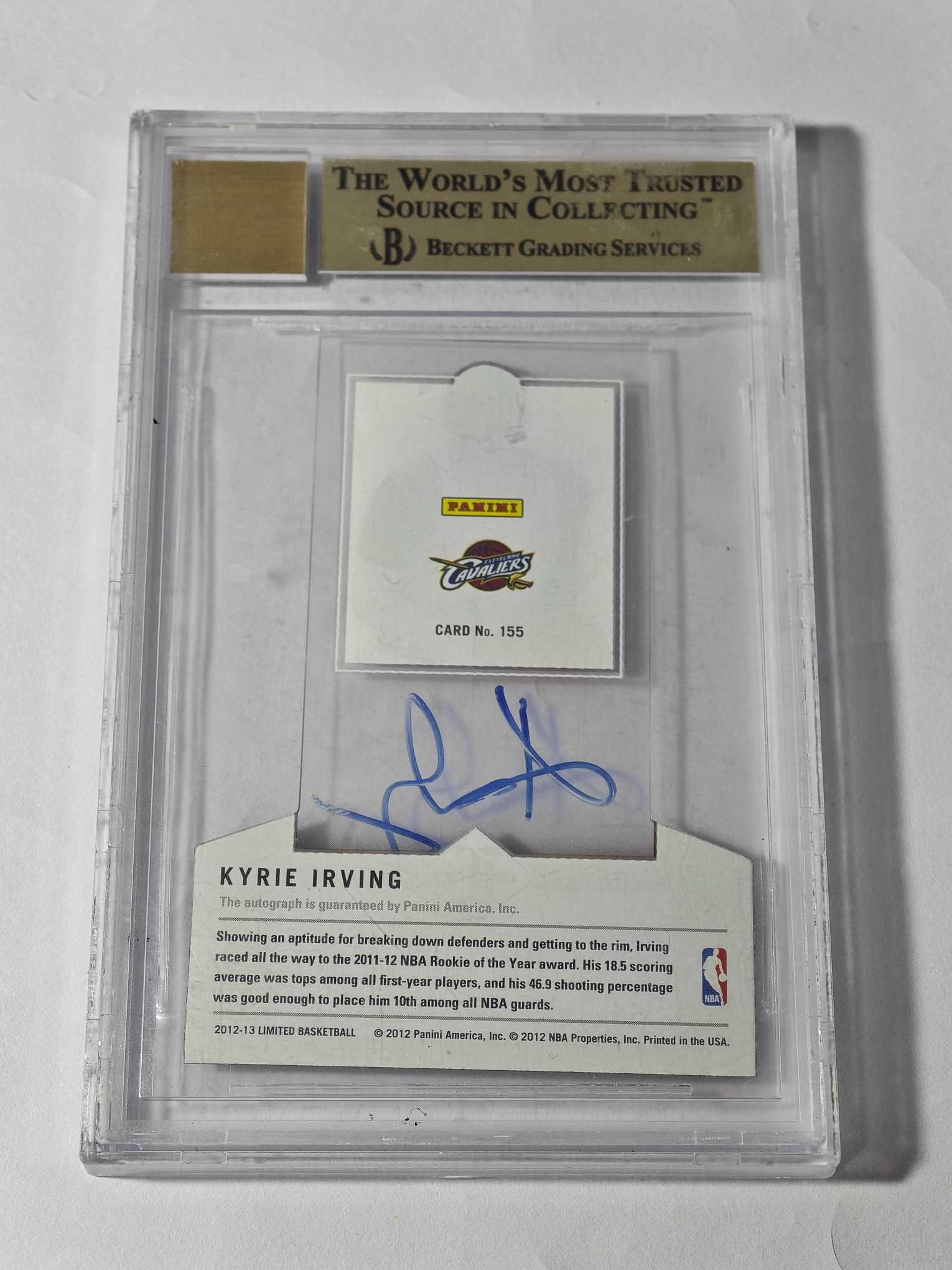 2012-13 Panini Limited Kyrie Irving RC 凯里 欧文 骑士 雷米特 199编 异形 新秀rc rookie ...
