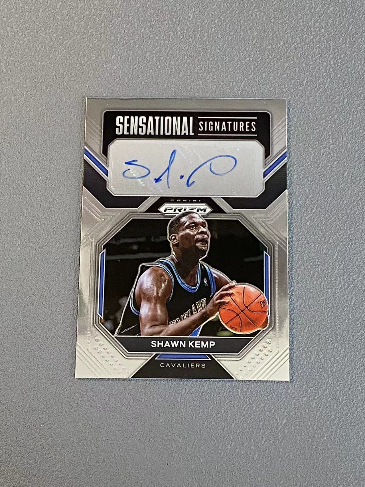 2022-23 Panini Prizm Shawn Kemp pz 篮网 名宿 肖恩 坎普 雨人 签字 ss签 专收必备 卡淘