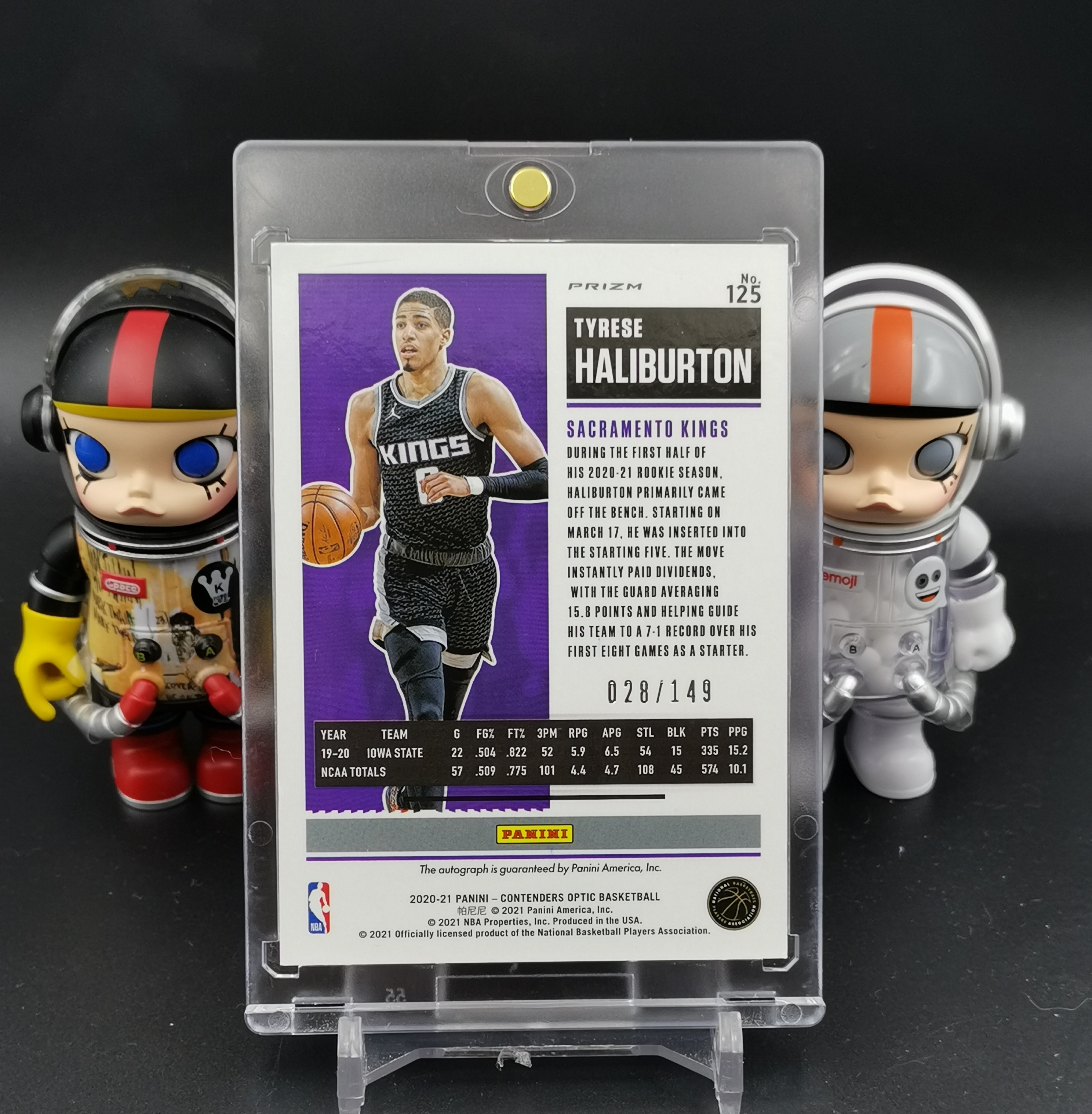 2020-21 Panini Contenders Optic Tyrese Haliburton RC 【学浪】球票OP系列 步行者 新秀 ...